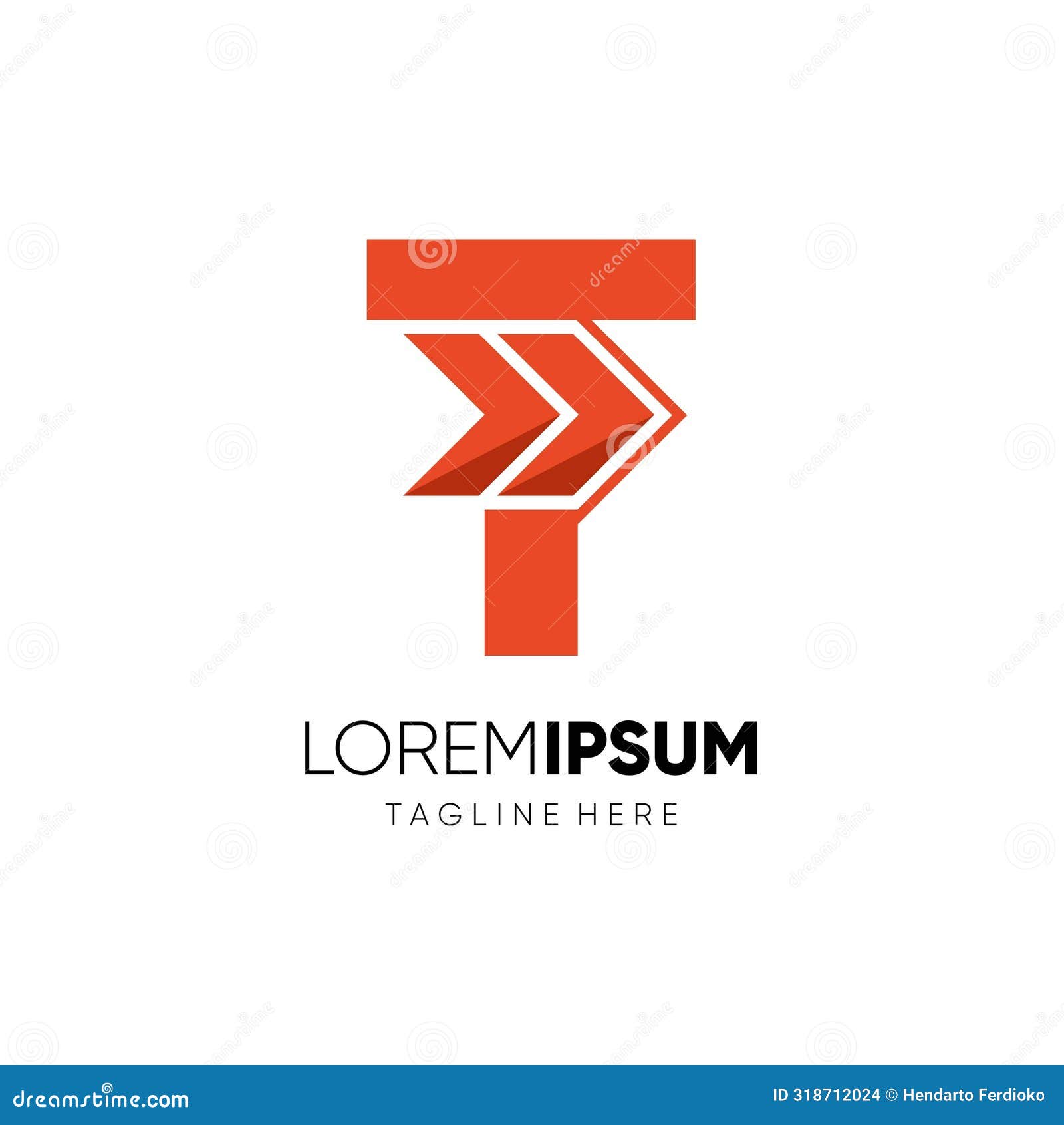 Letter T Forward Arrow Logo Design Vector Icon Graphic Symbol Emblem ...