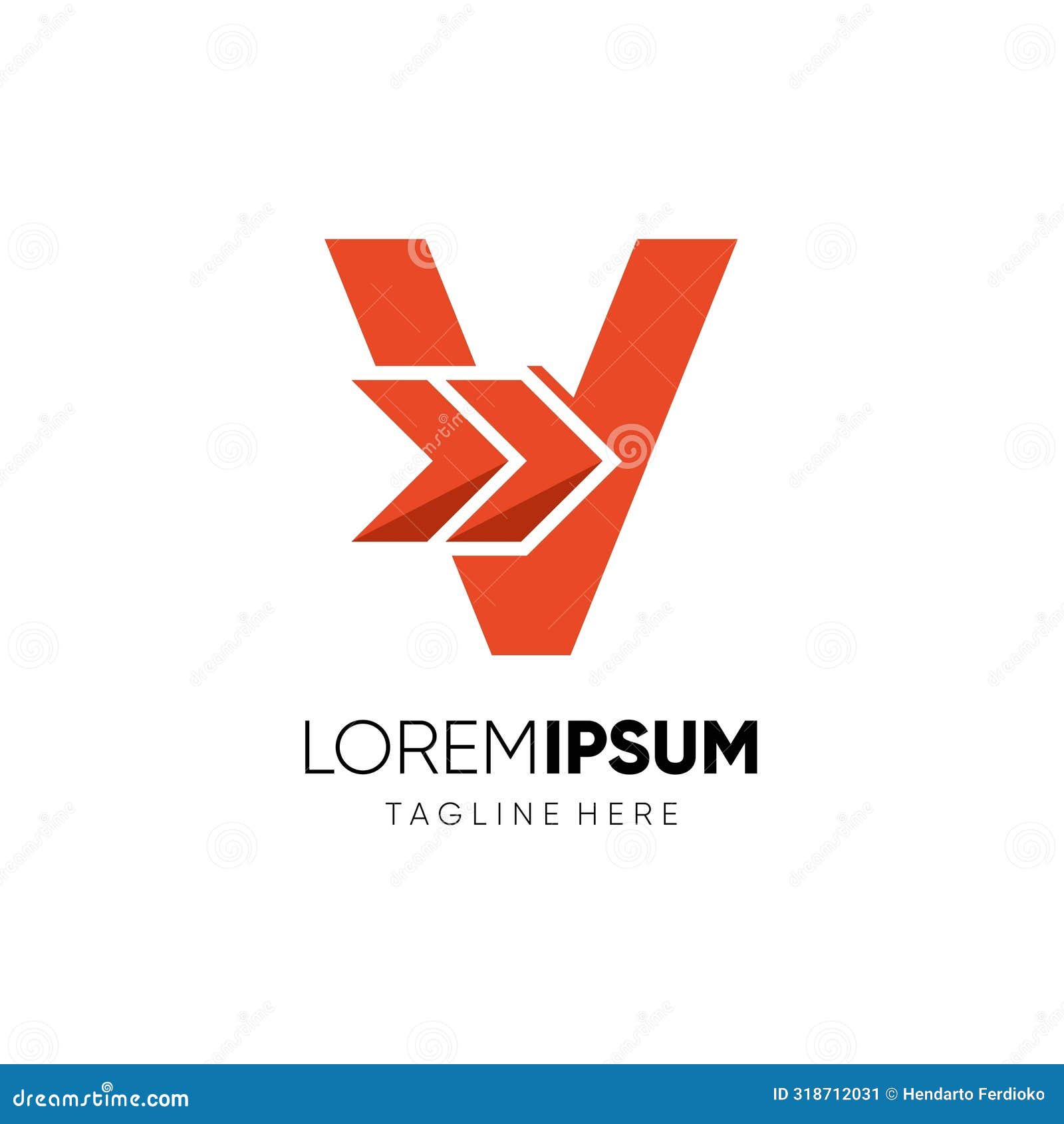 Letter V Forward Arrow Logo Design Vector Icon Graphic Symbol Emblem ...