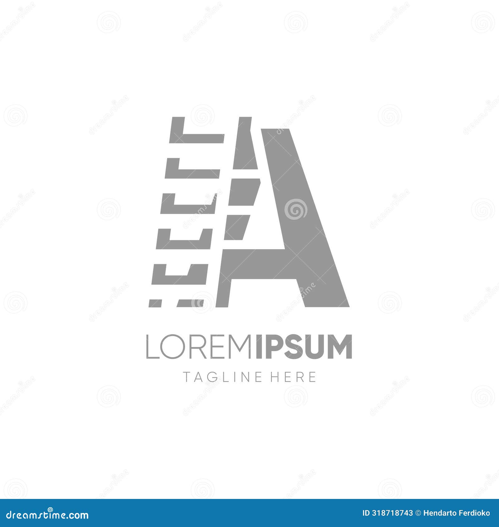 Letter a Ladder Logo Design Vector Icon Graphic Emblem Symbol ...