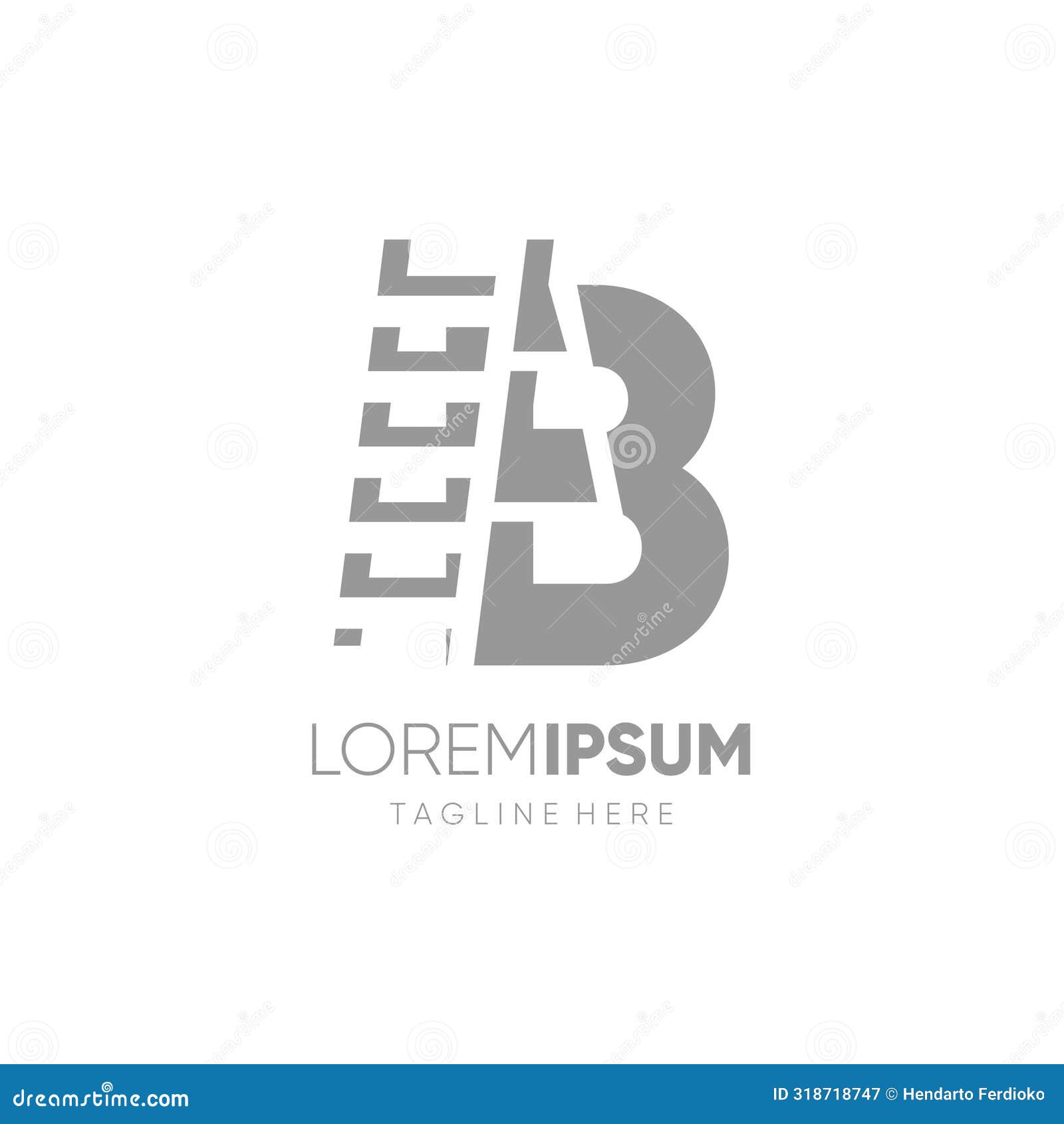 Letter B Ladder Logo Design Vector Icon Graphic Emblem Symbol ...