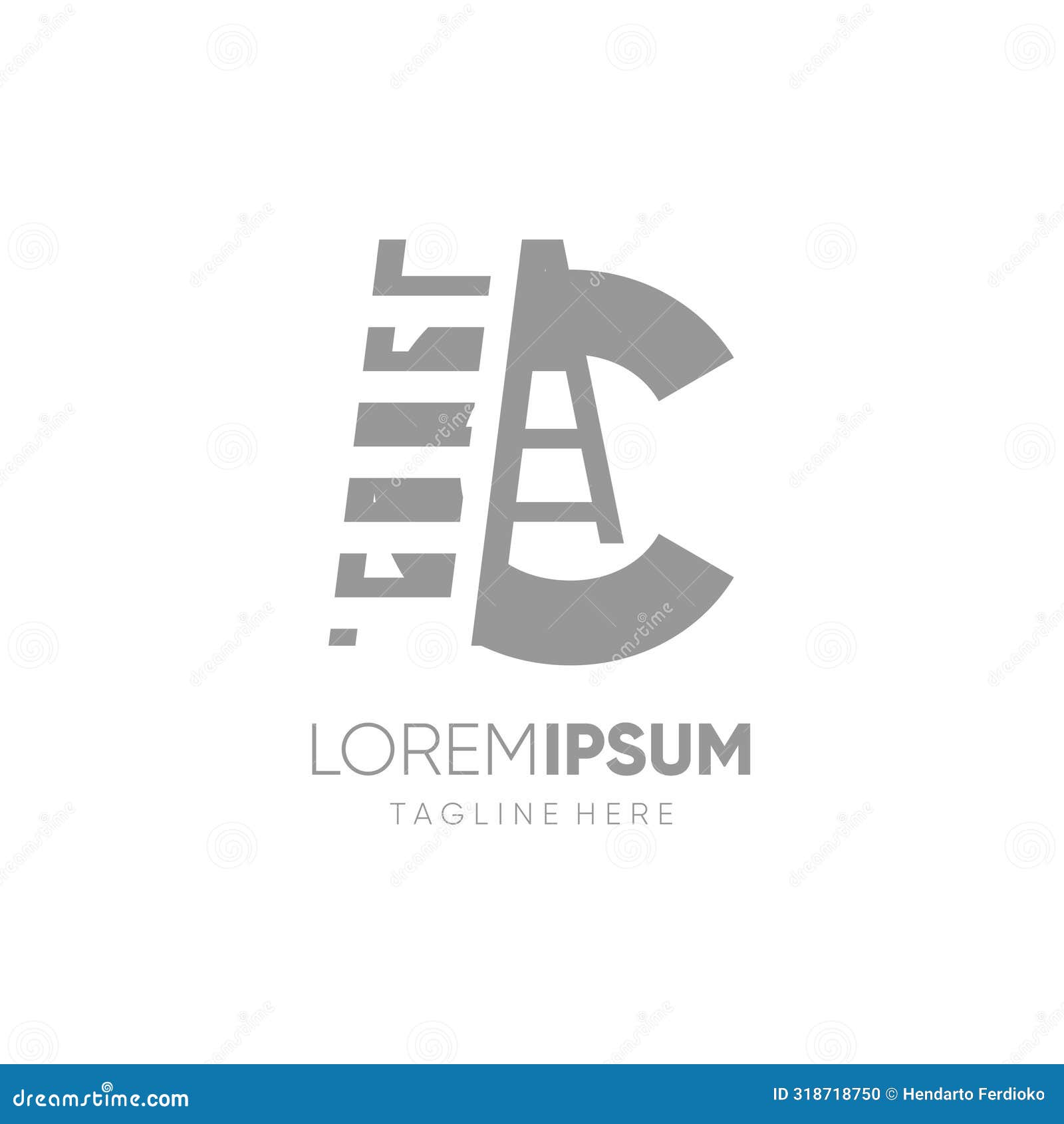 Letter C Ladder Logo Design Vector Icon Graphic Emblem Symbol ...