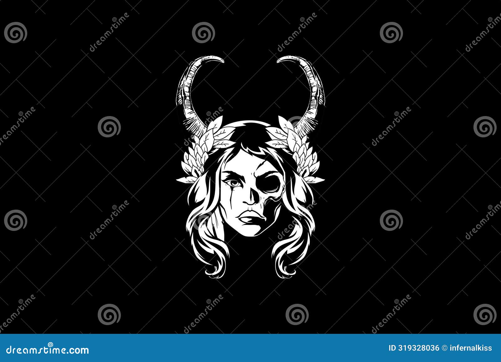 Women Devil Character Vector Template Stock Vector - Illustration of ...
