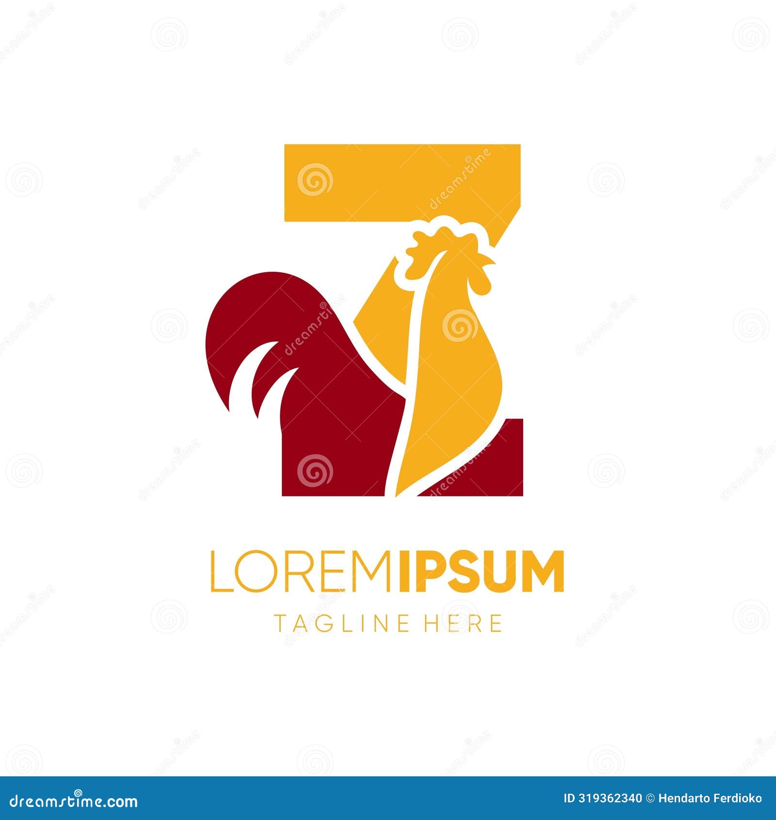 Letter Z Initial Rooster Chicken Logo Design Vector Icon Graphic Emblem ...