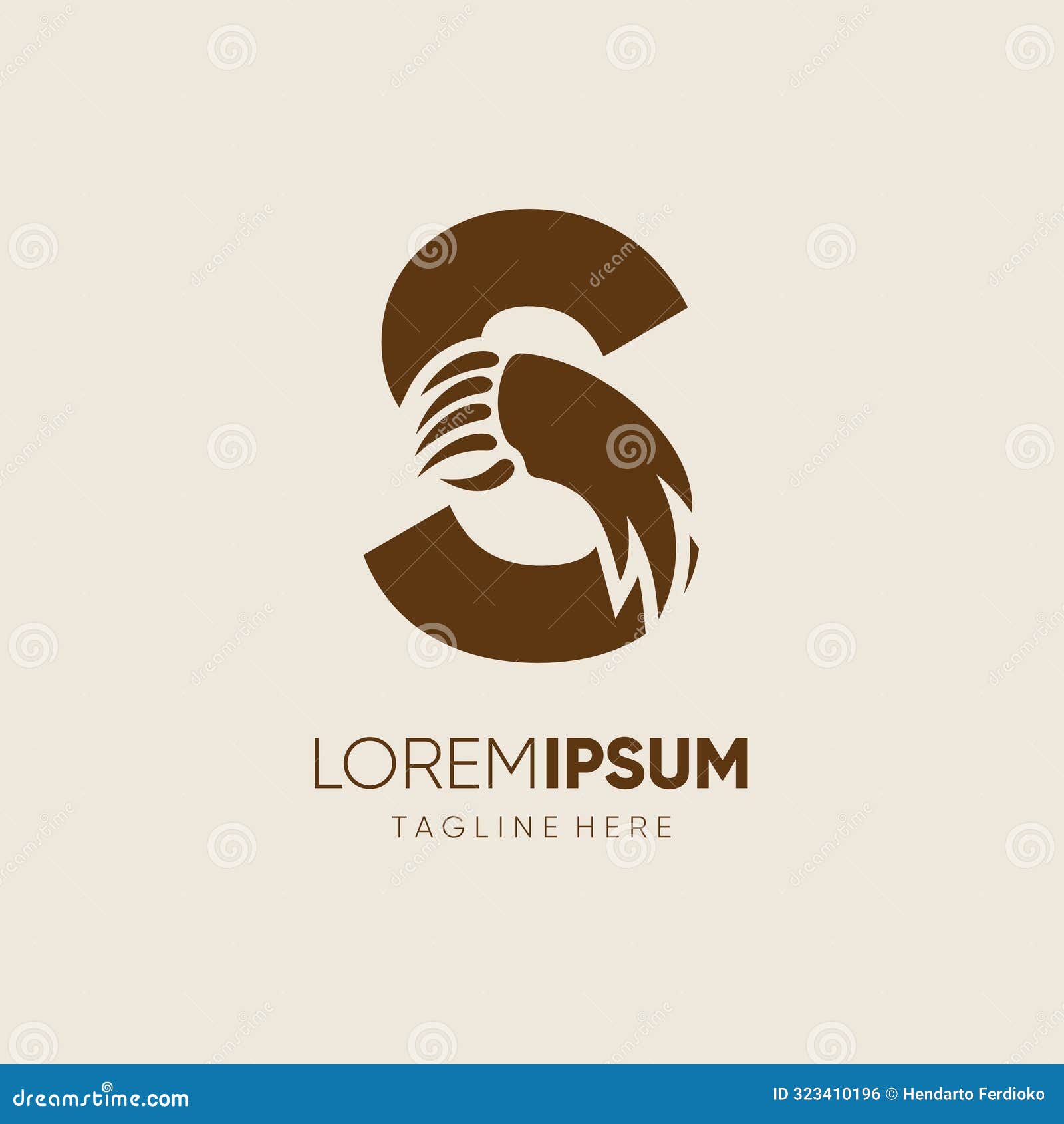 Letter S Bear Hand Claw Logo Design Vector Icon Graphic Emblem Symbol ...