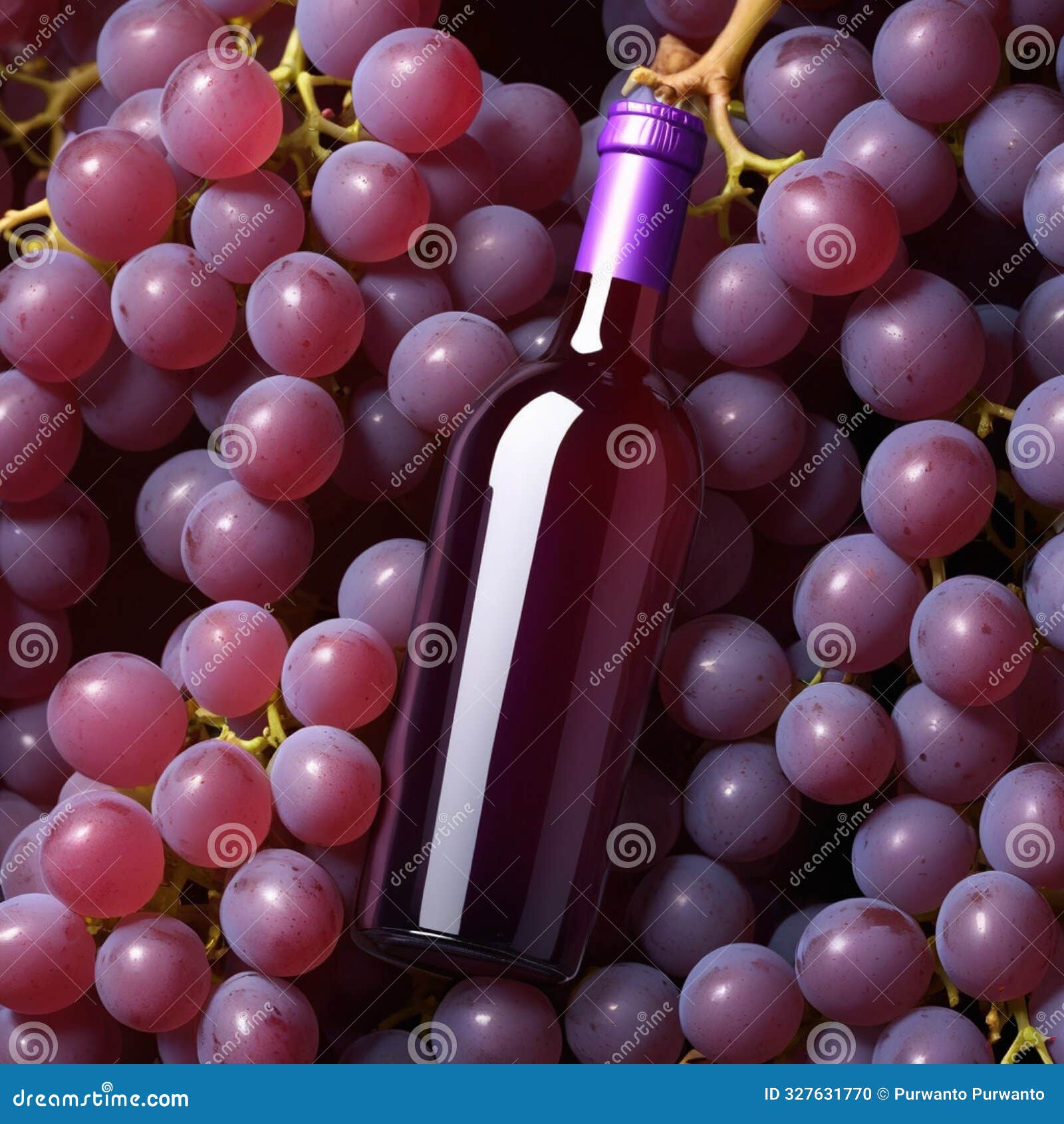 Bottles of Grape Juice Include Fresh, Healthy Grapes and Lots of ...