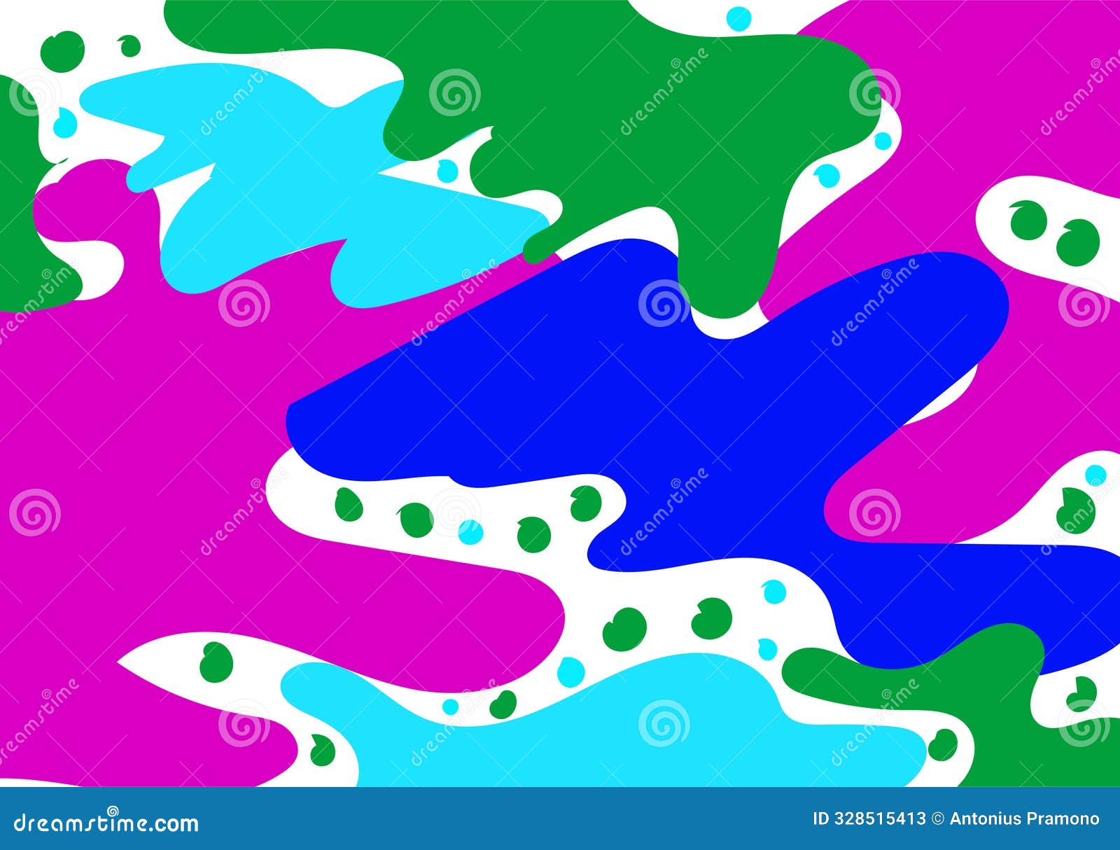 Doodle Abstract Background Style Design 2 Stock Illustration ...