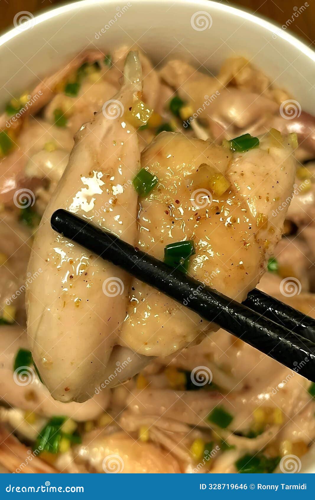 Delicious and Savory Chicken Pek Cam Kee Food Stock Photo - Image of ...