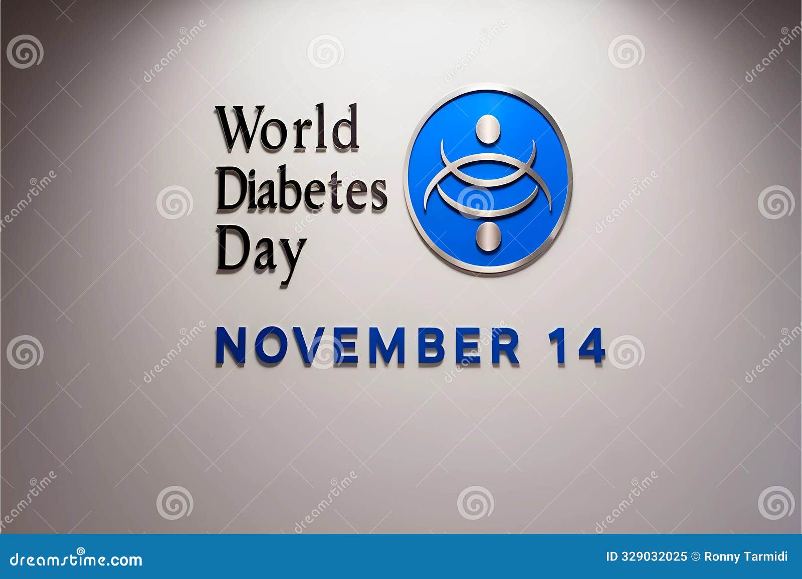 Modern Logo Saying Happy International Diabetes Day 14 November Stock ...
