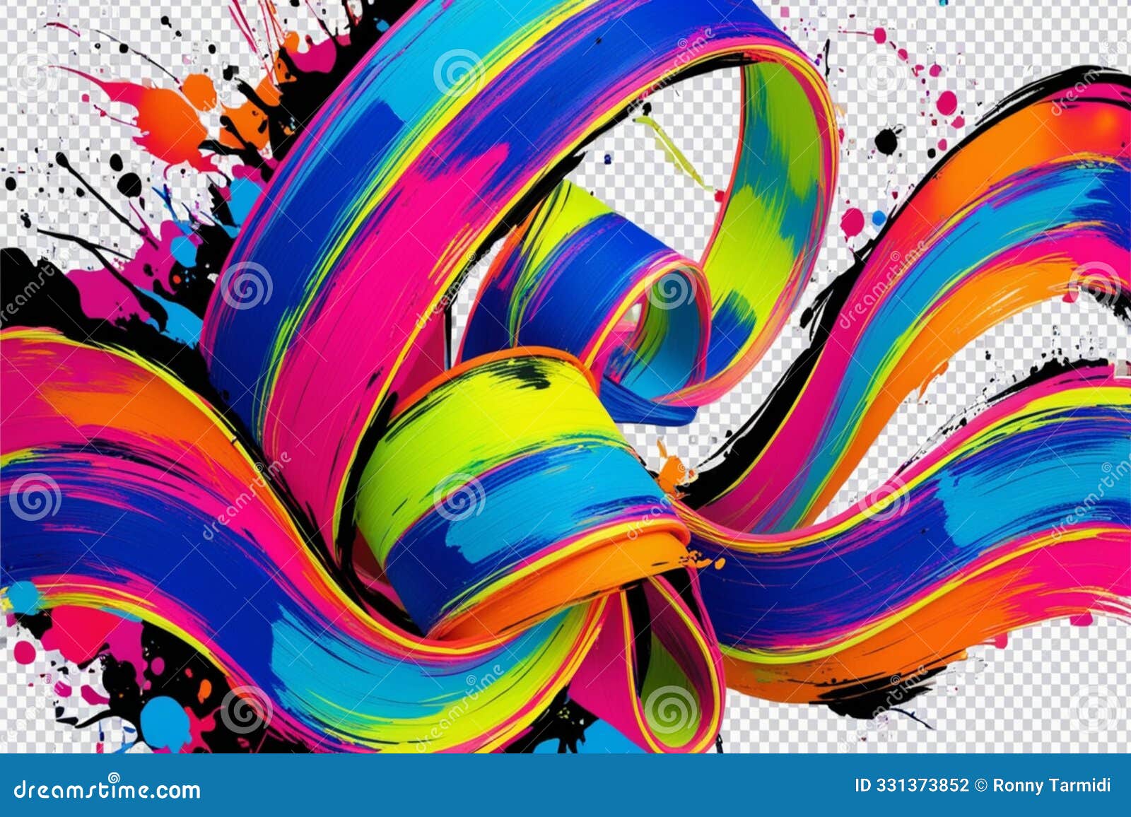 Colorful Abstract Background Design Like Spinning. Stock Illustration ...