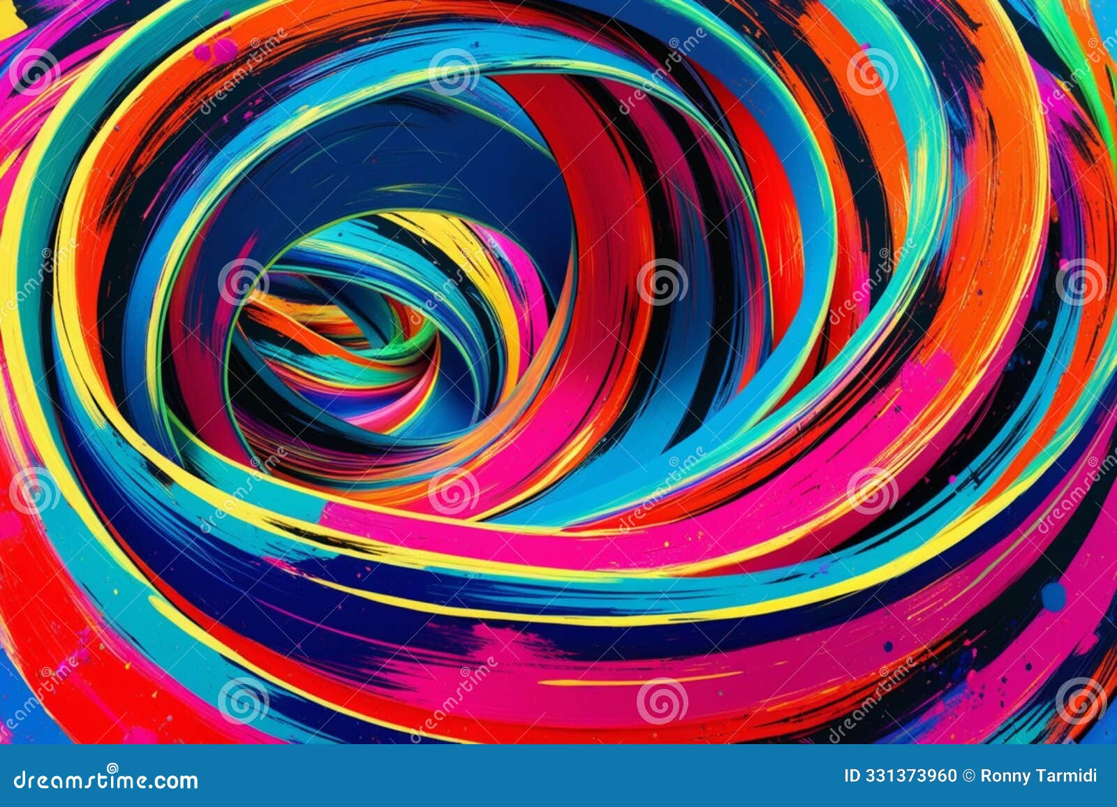 Colorful Abstract Background Design Like Spinning Stock Illustration ...