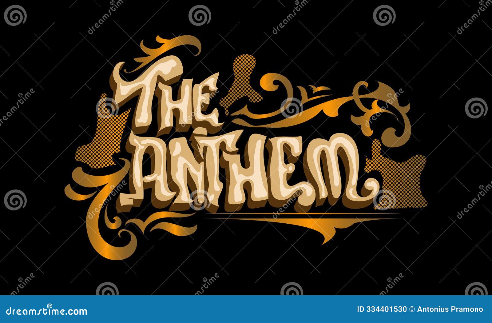 Word ANTHEM. Vector Zentangle Object For Decoration | CartoonDealer.com ...