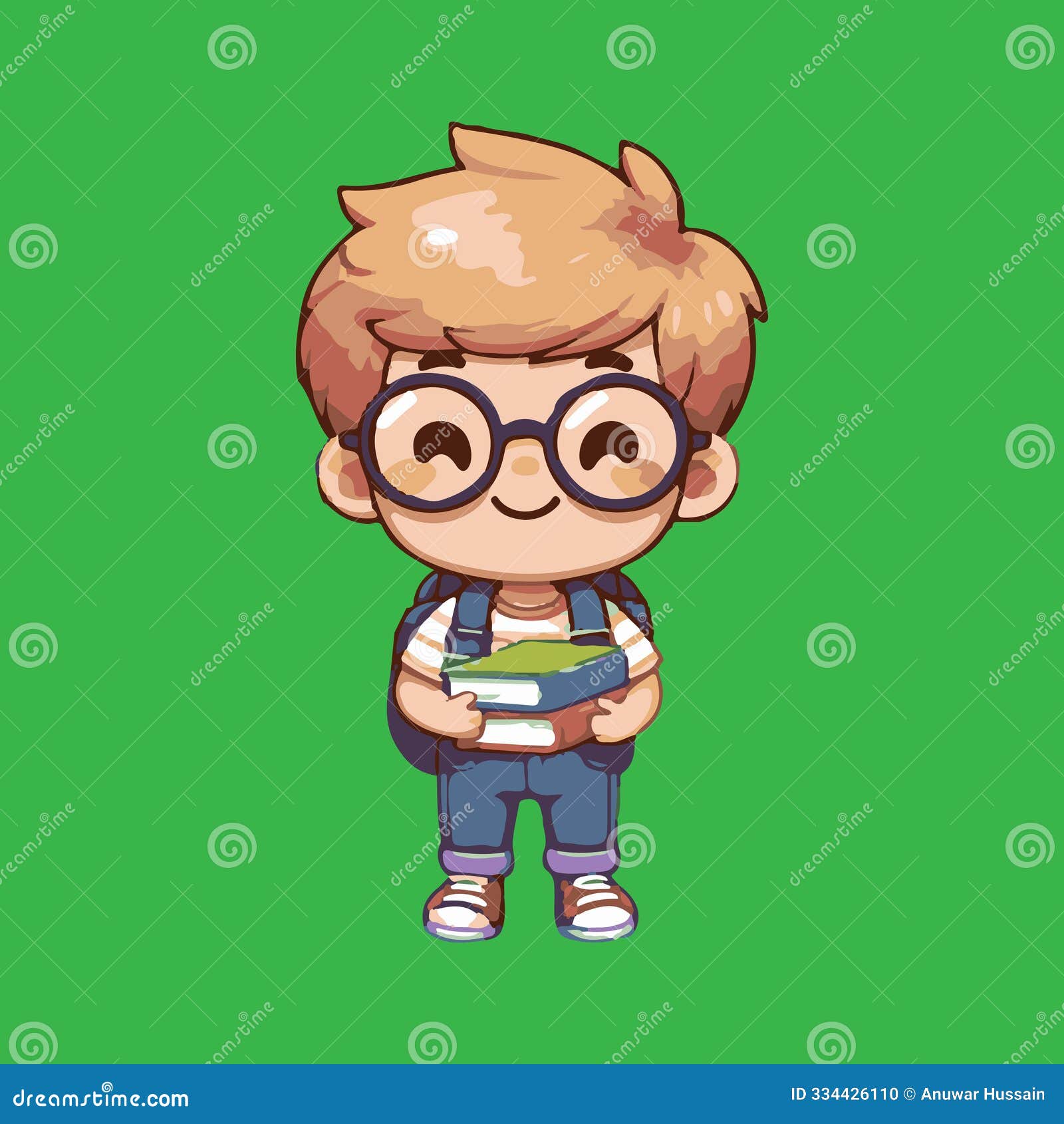 Cartoon Students boy stock vector. Illustration of basic - 334426110