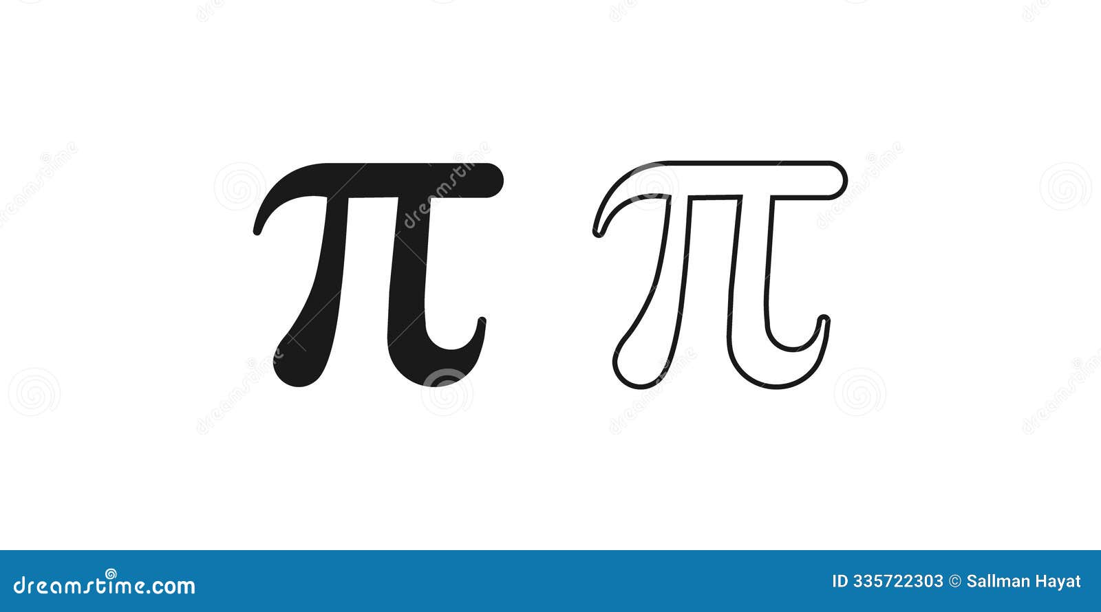 Pi Symbols Sleek and Ornate Designs. Artistic Representations of ...