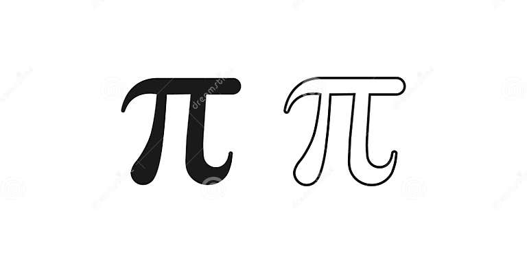 Pi Symbols Sleek and Ornate Designs. Artistic Representations of ...