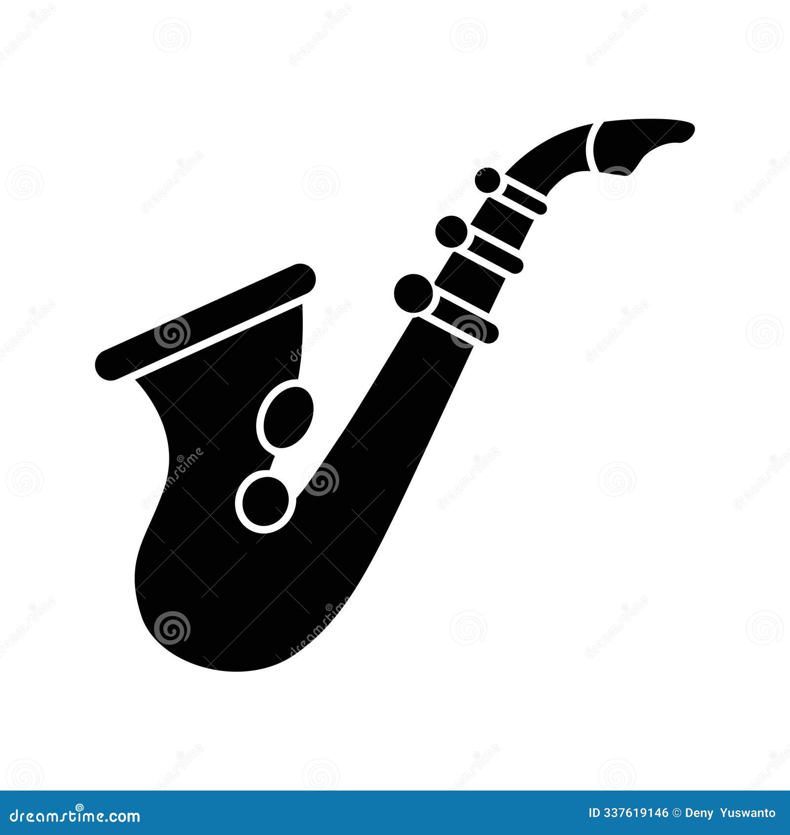 Saxophone Icon Vector Design Template Basic RGB Stock Illustration ...
