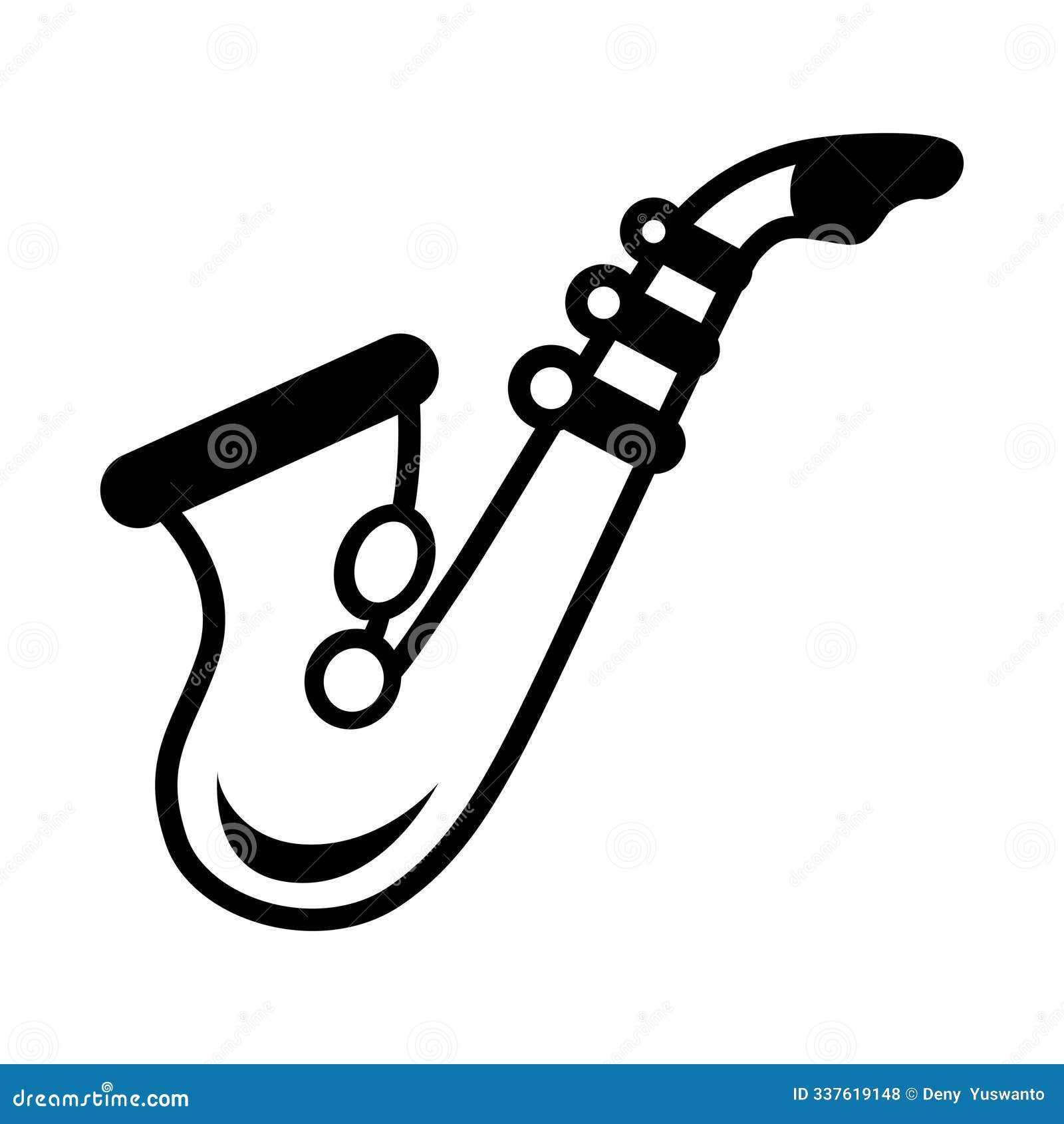 Saxophone Icon Vector Design Template Basic RGB Stock Illustration ...