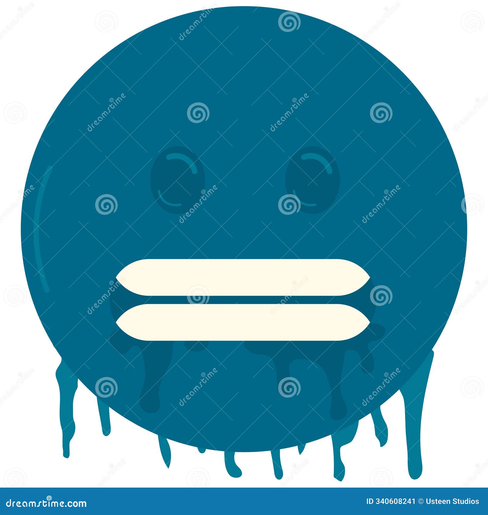 Exhausted Face Emoji Illustration - Weary Emoji Stock Vector ...