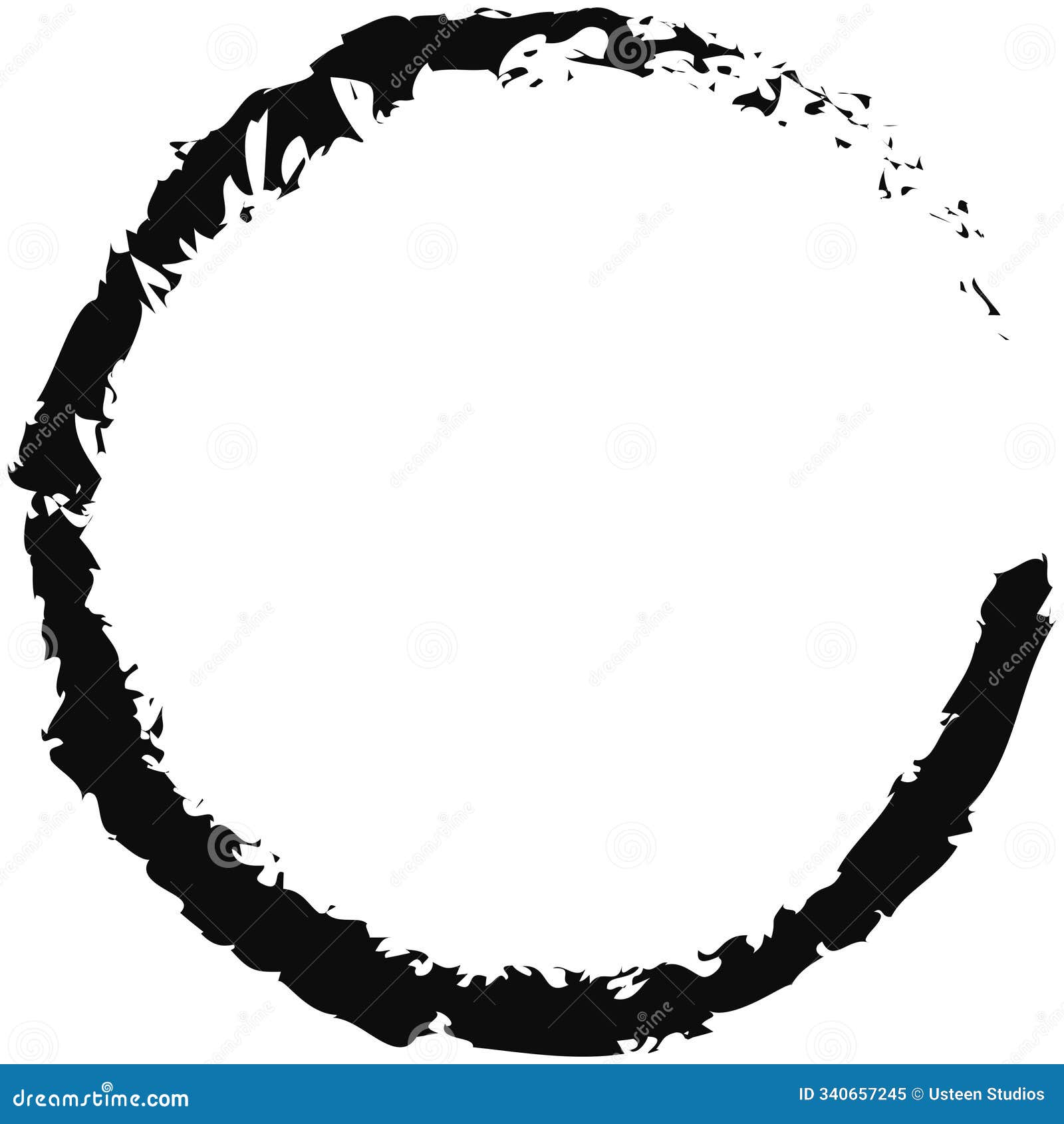 Cosmic Circle: a Futuristic Vector Stock Illustration - Illustration of ...