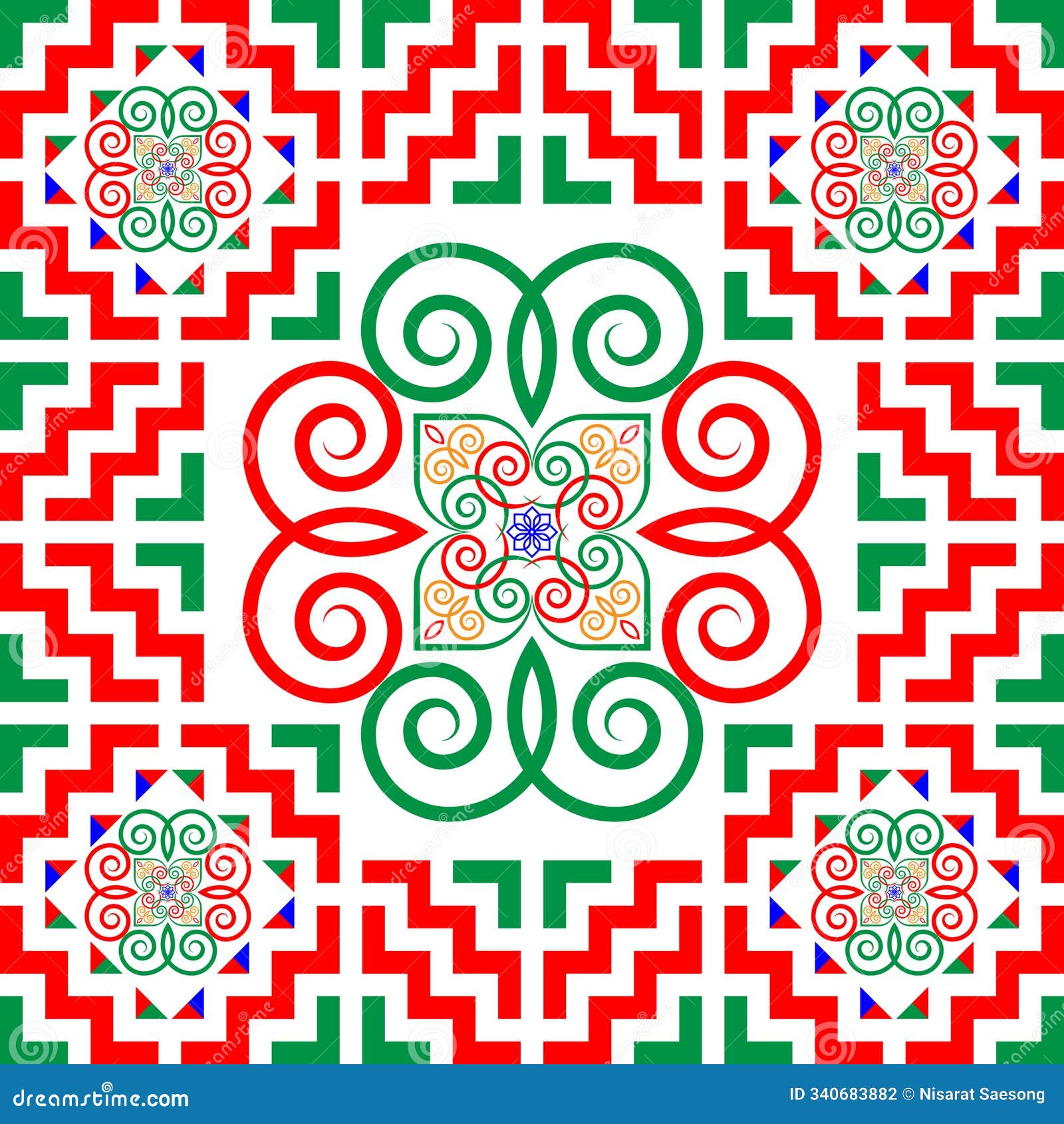 The Design of the Pattern Imitates the Ethnic Embroidery of the Hmong ...