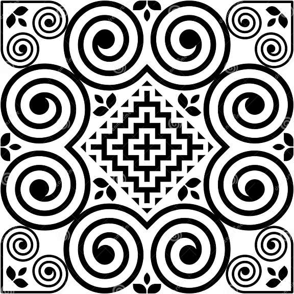 Hmong Ethnic Patterns Imitating Hmong Embroidery, Which is a ...