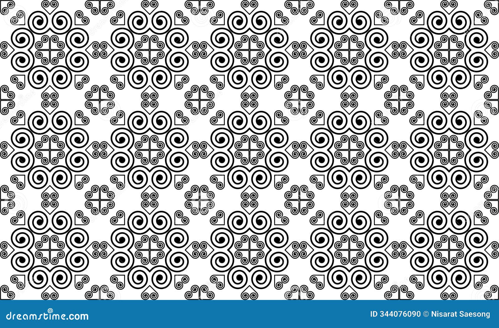 Hmong Ethnic Patterns Imitating Hmong Embroidery, Which is a ...