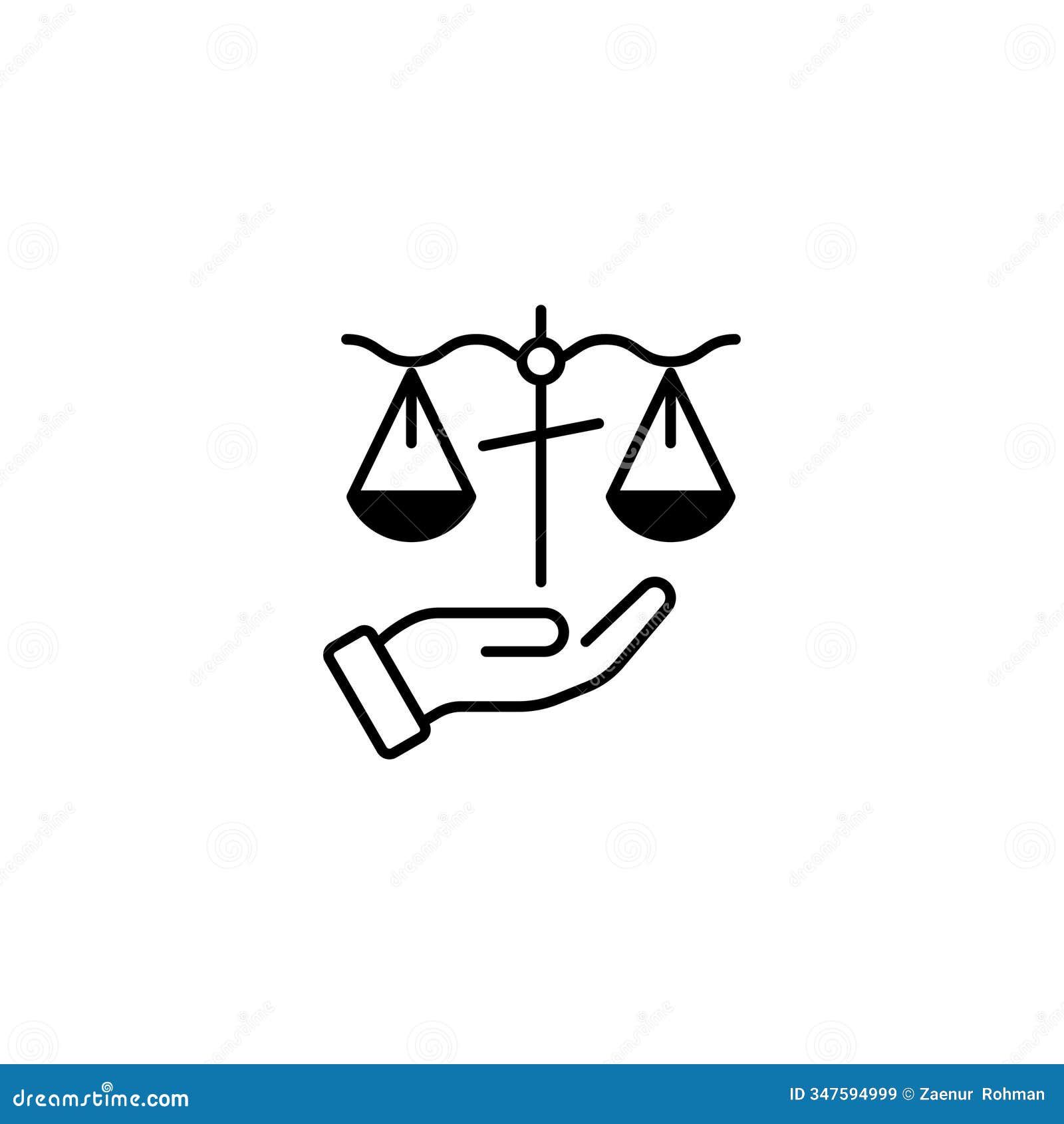 Employment Law icon stock illustration. Illustration of sketch - 347594999