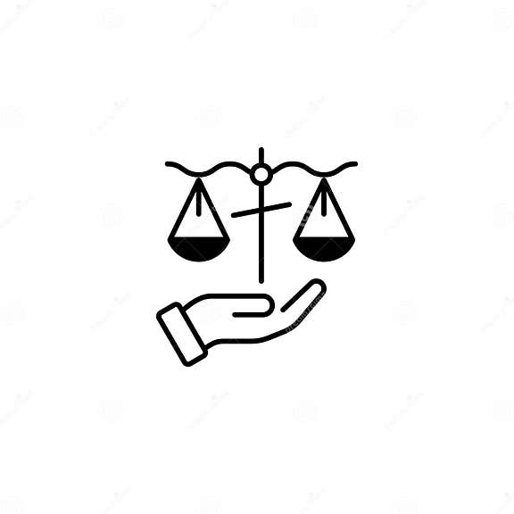 Employment Law icon stock illustration. Illustration of sketch - 347594999