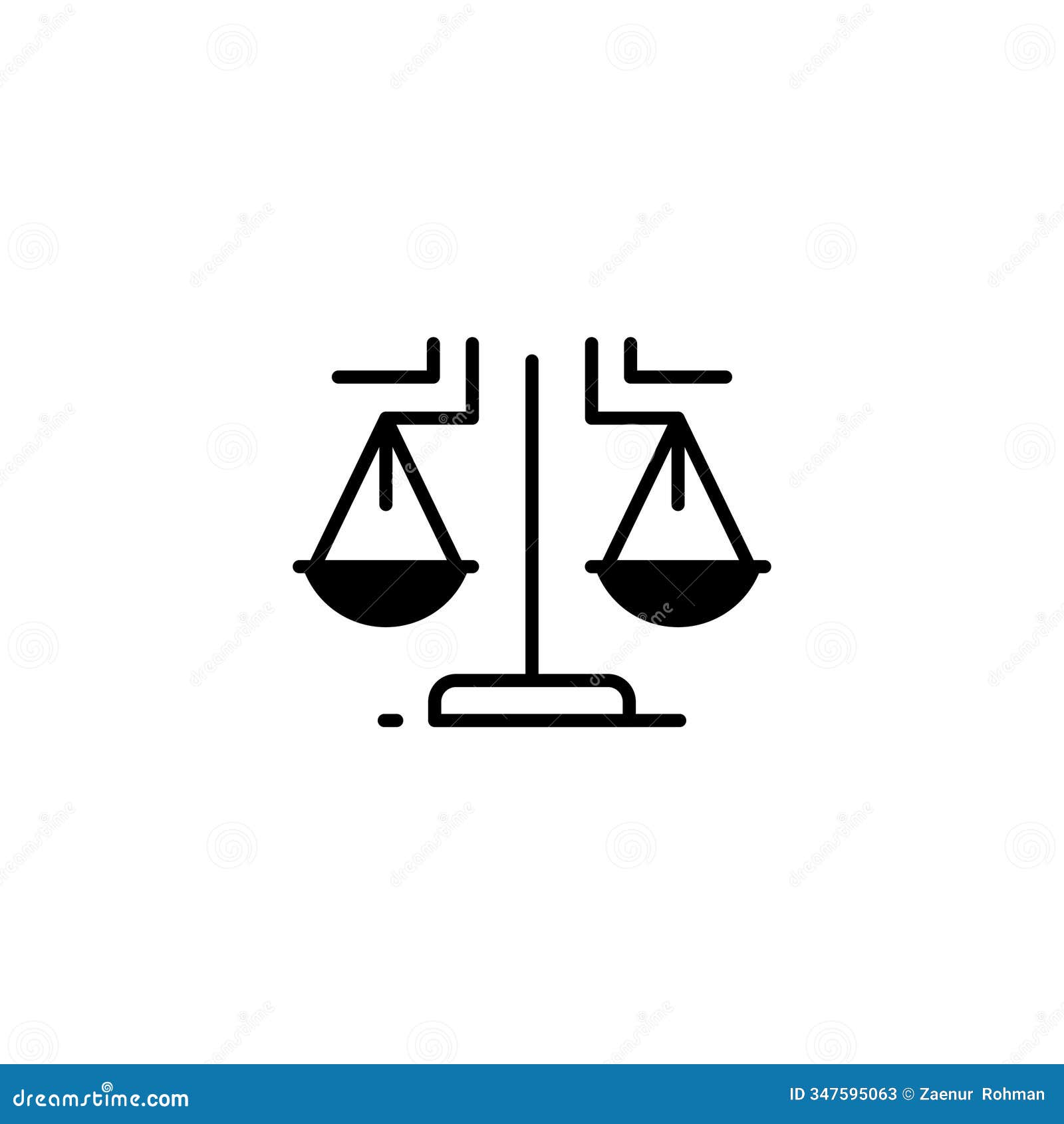 Law Justice icon stock illustration. Illustration of brand - 347595063