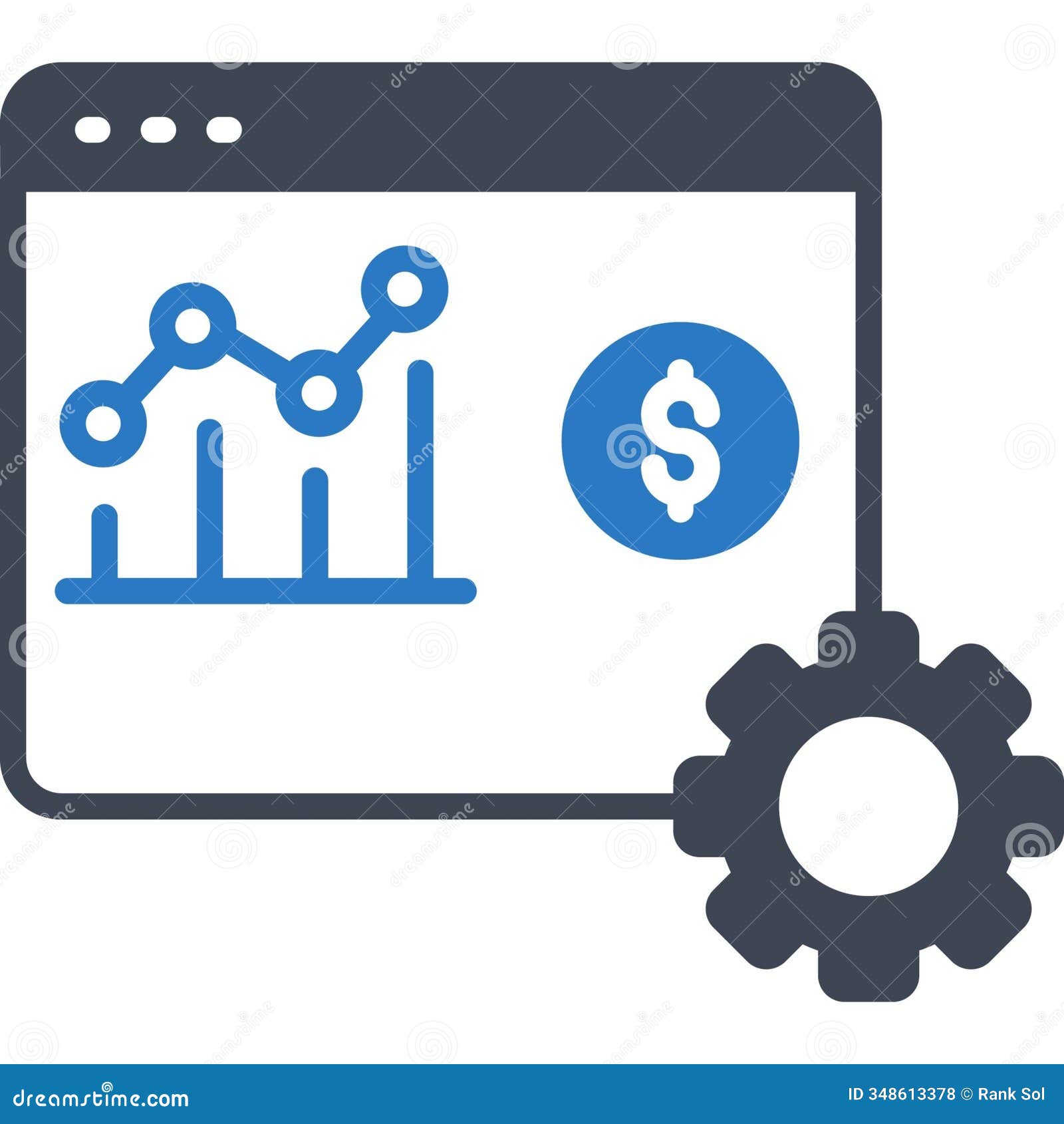 Brand Identity Illustration with Isolated Background Stock Illustration ...