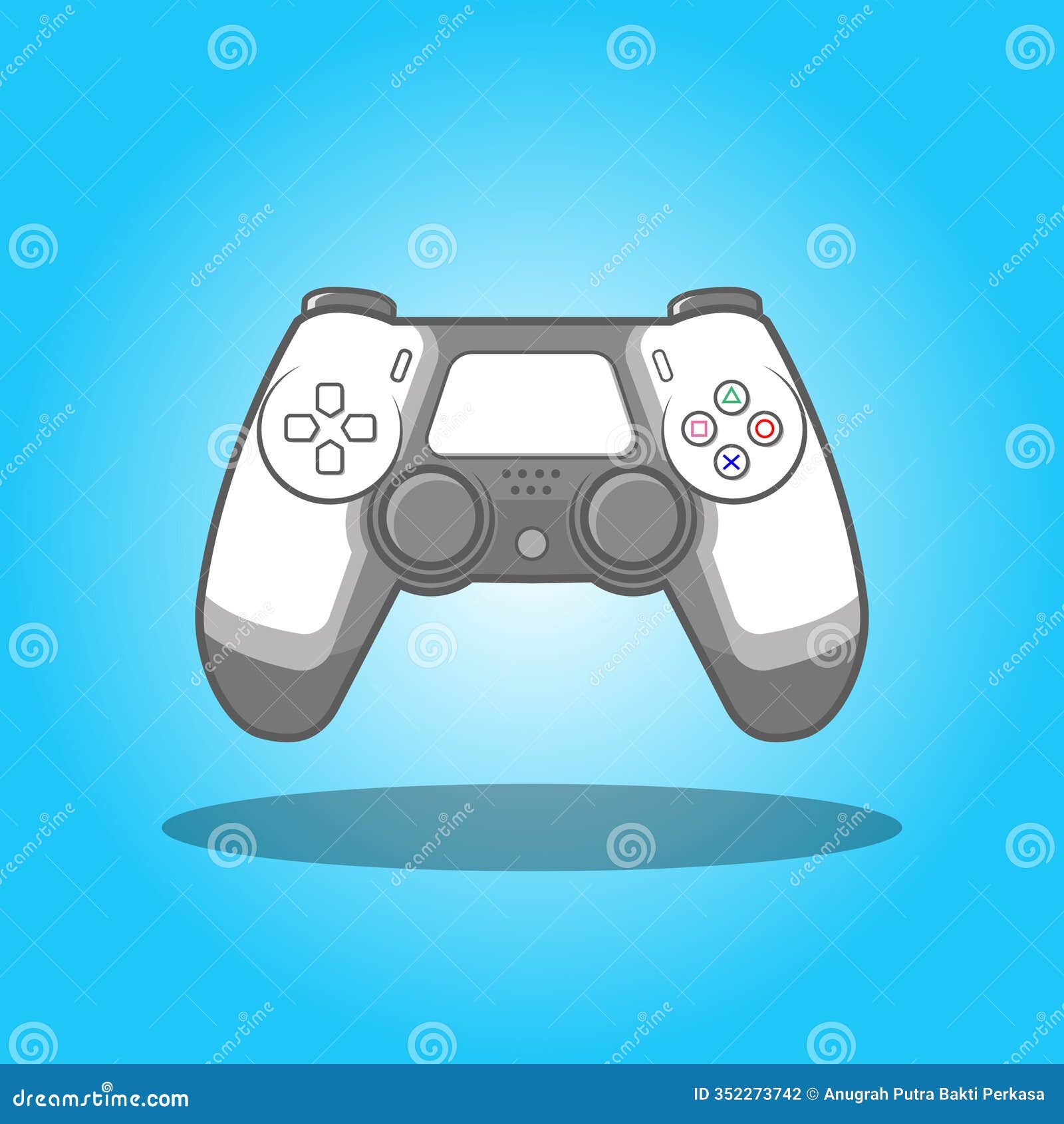 Popular Game Joystick stock illustration. Illustration of retro - 352273742