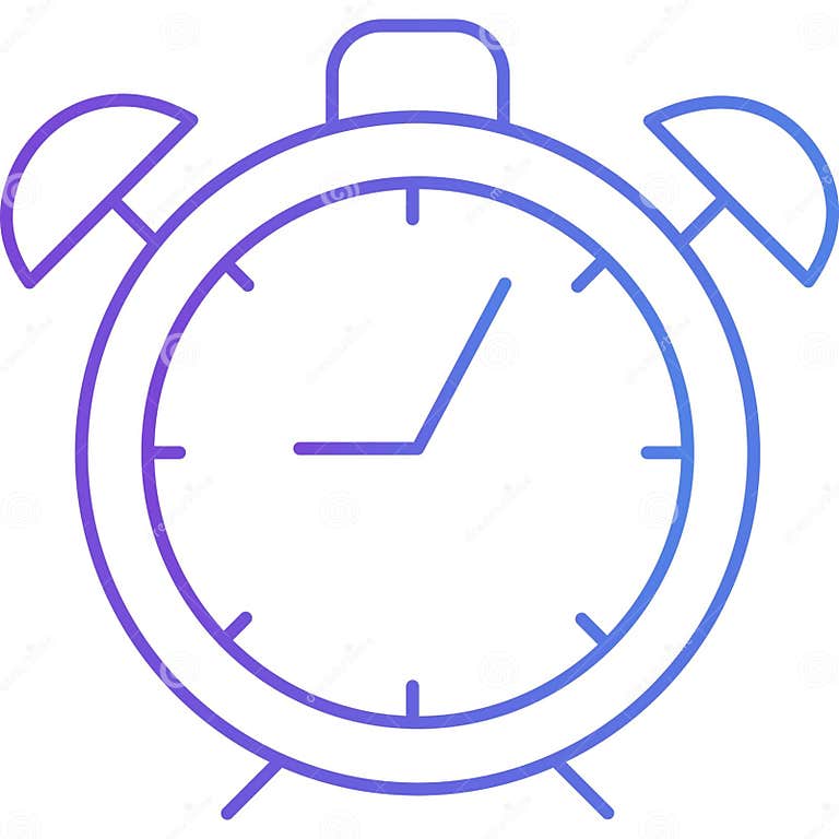 Delivery Time Clock Illustration with Isolated Background Stock ...