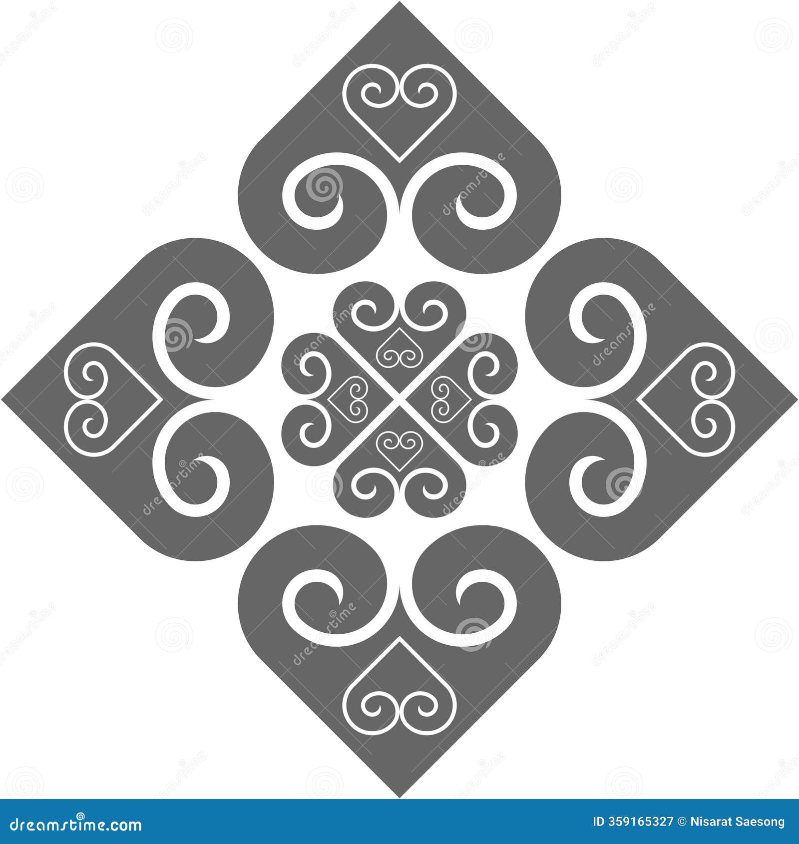 Vector Illustration of Hmong Ethnic Pattern. Stock Illustration ...