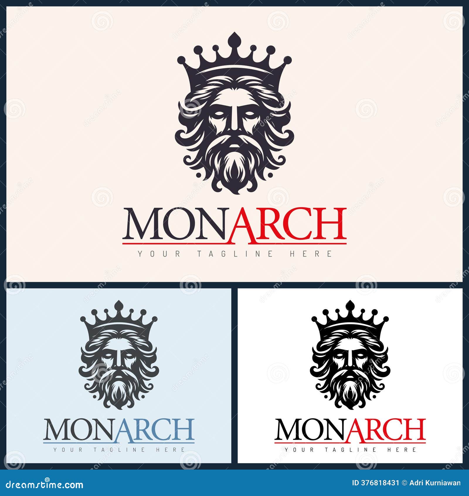 Monarch, King Wearing Crown. Noble Majesty, Royal Leader, Aristocrat ...