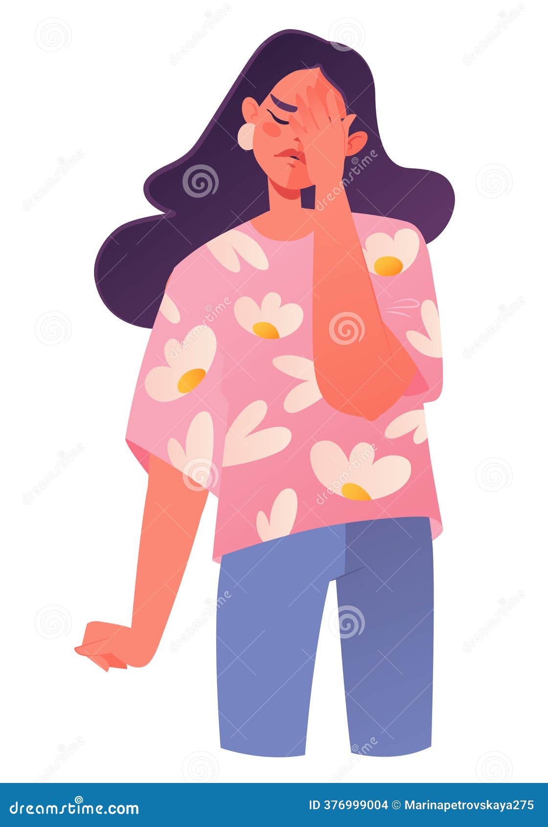 Disappointed Young Man And Woman Trying To Remember Something Feeling ...