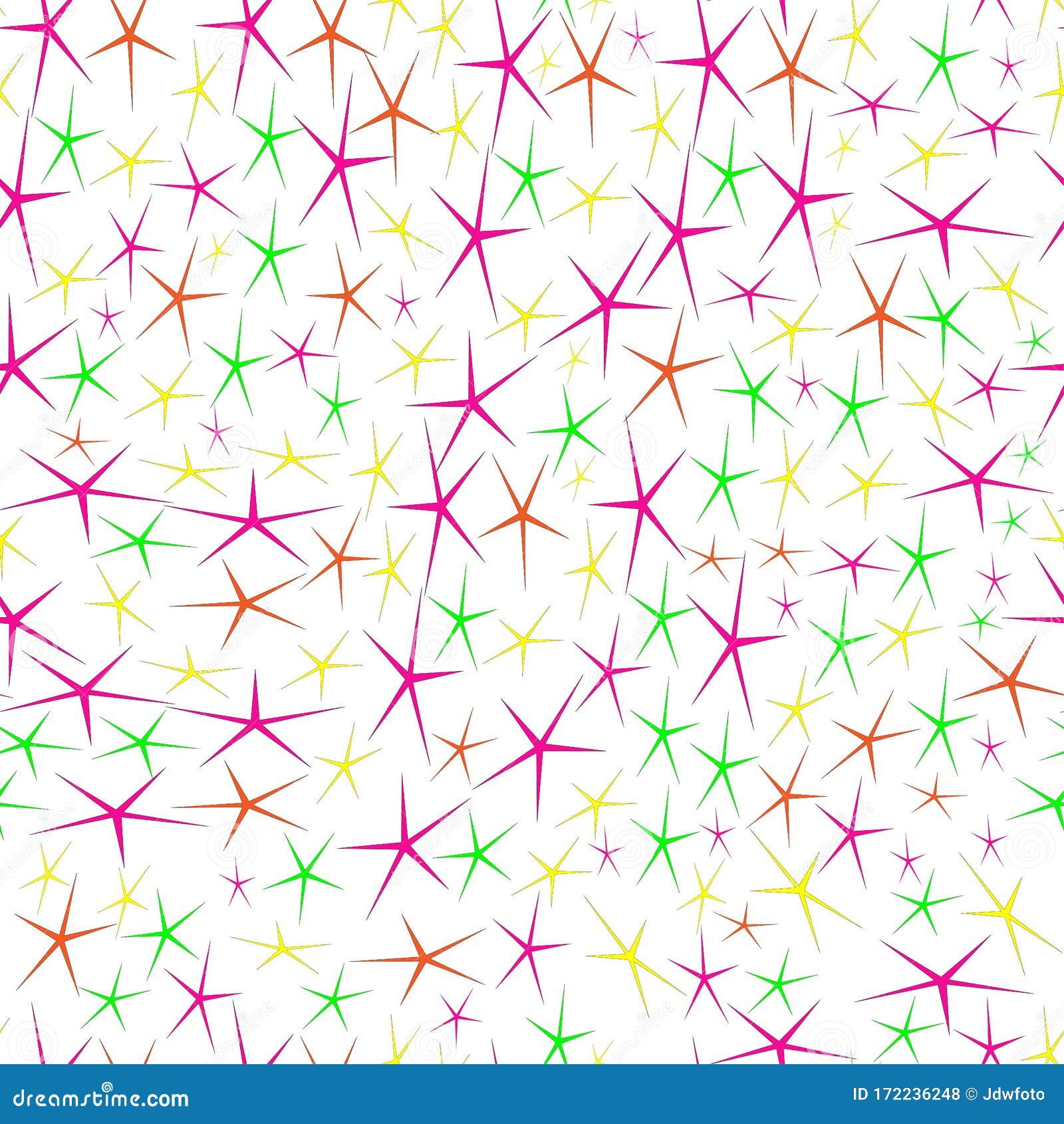 Multicolored Star Shapes stock vector. Illustration of design - 172236248