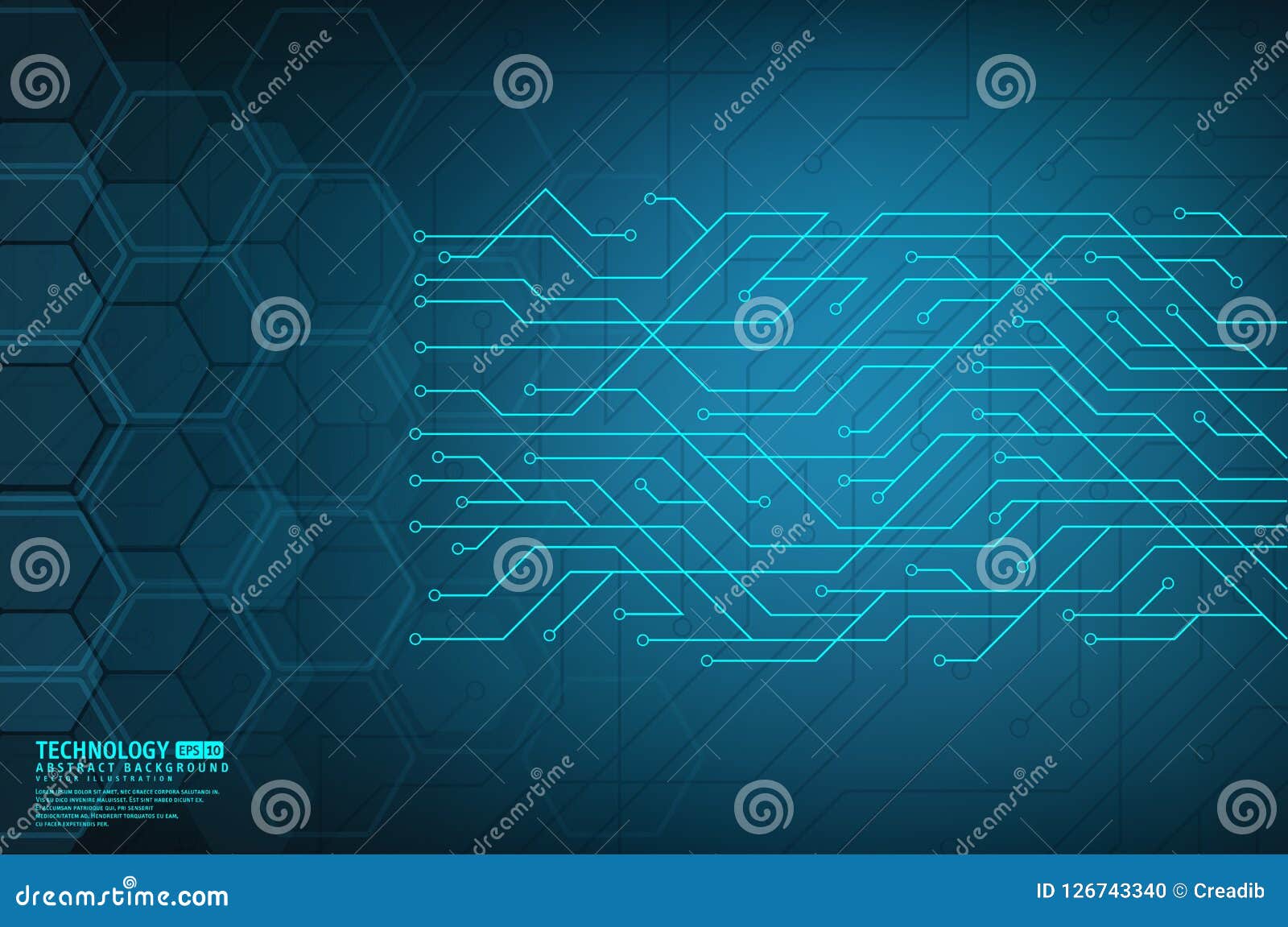 Abstract Digital Background with Technology Circuit Board Texture Stock ...
