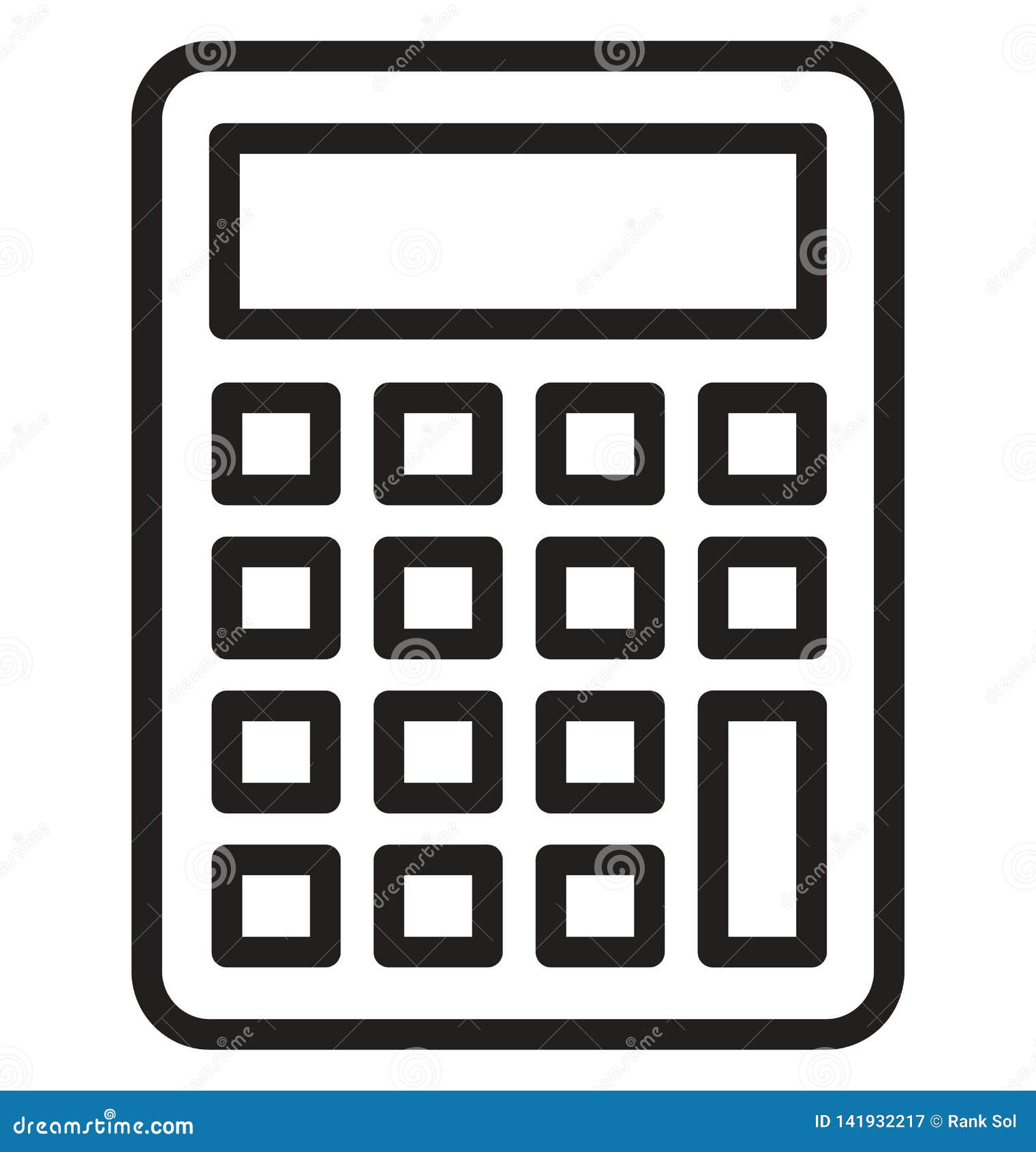Basic RGB Adding Machine Isolated Vector Icon that Can Easily Modify or ...