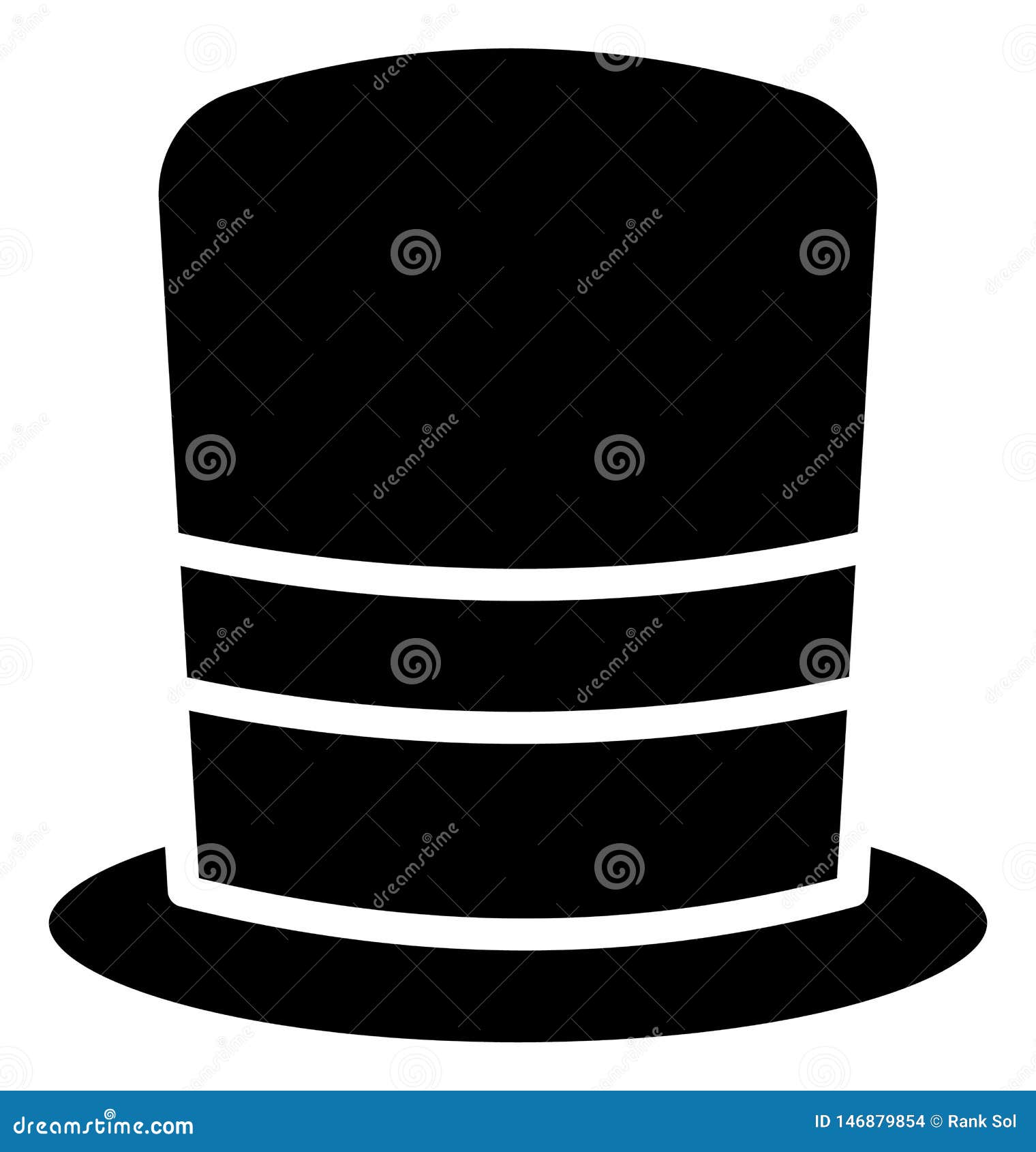 Basic RGB Beaver Hat Isolated Vector Icon Which Can Easily Modify or ...