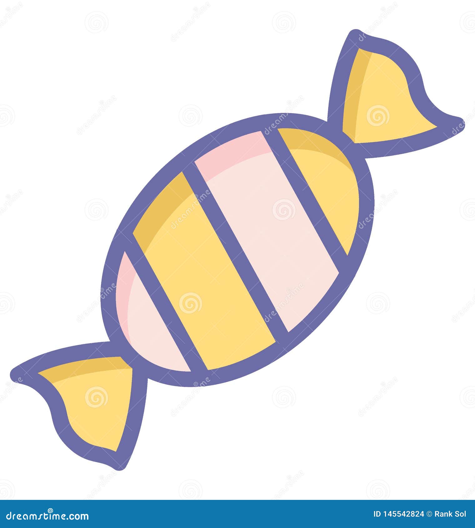Basic RGB Candy Isolated Vector Icon Which Can Easily Modify or Edit ...