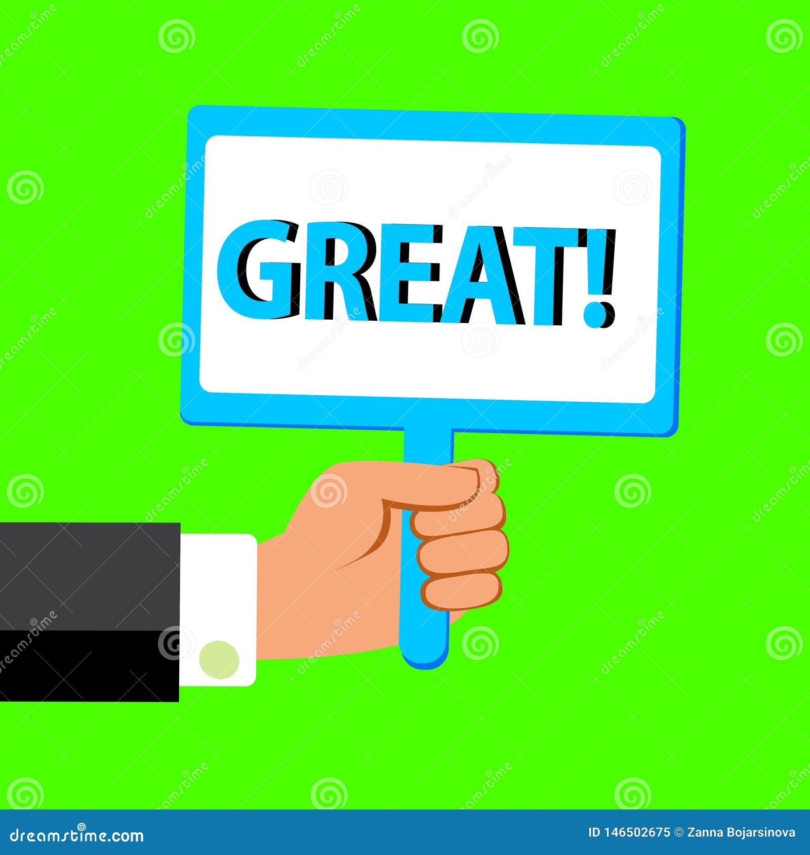 3D Word Great On Yellow Background Stock Photo | CartoonDealer.com ...