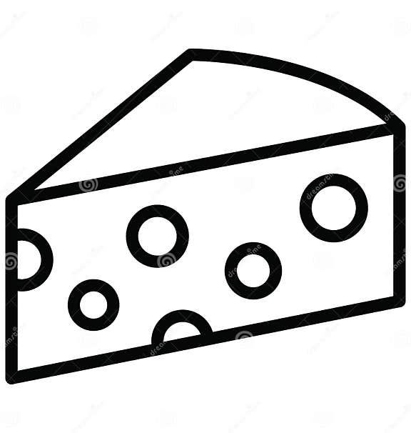 Basic RGB Cheese Isolated Vector Icon Which Can Easily Modify or Edit ...