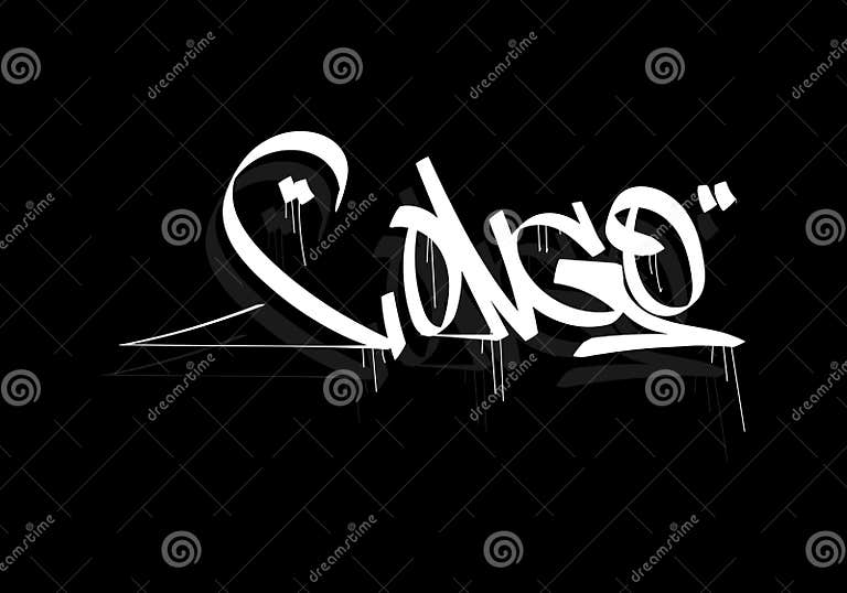 Basic RGB CONGO Country Graffiti Tag Style Stock Illustration ...