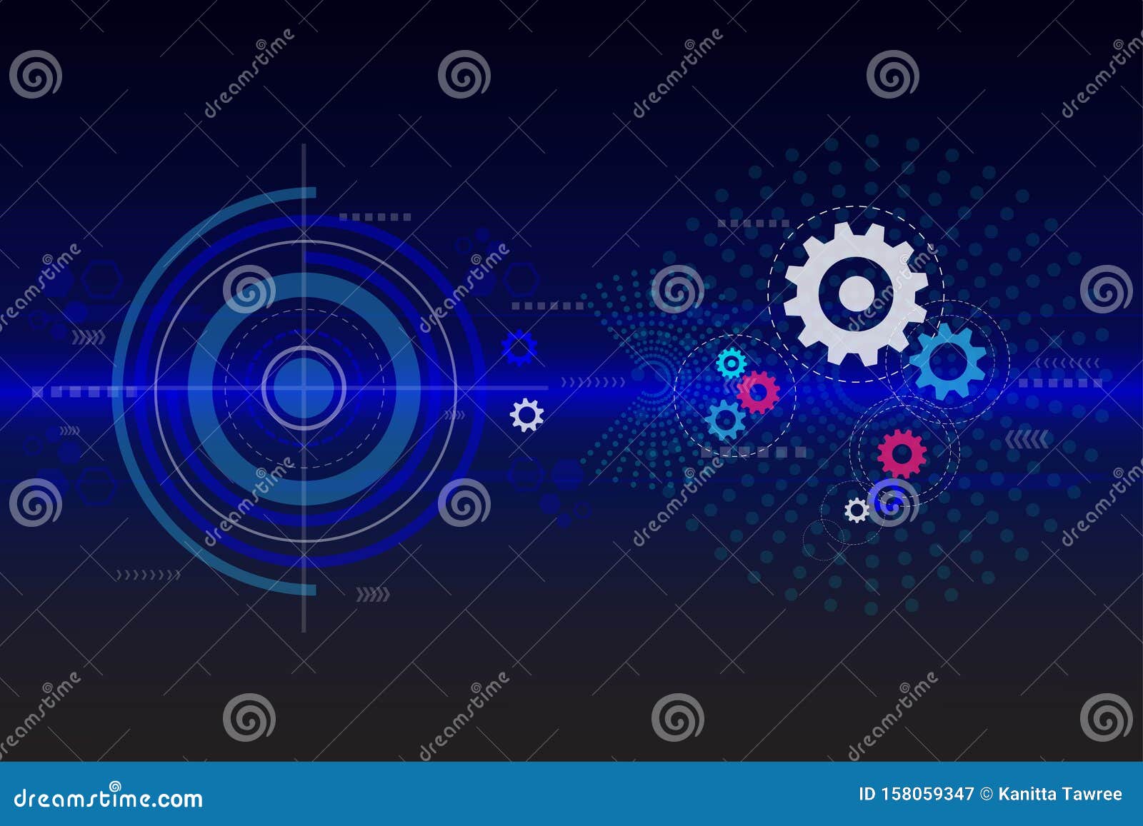Basic RGB stock vector. Illustration of fractal, light - 158059347