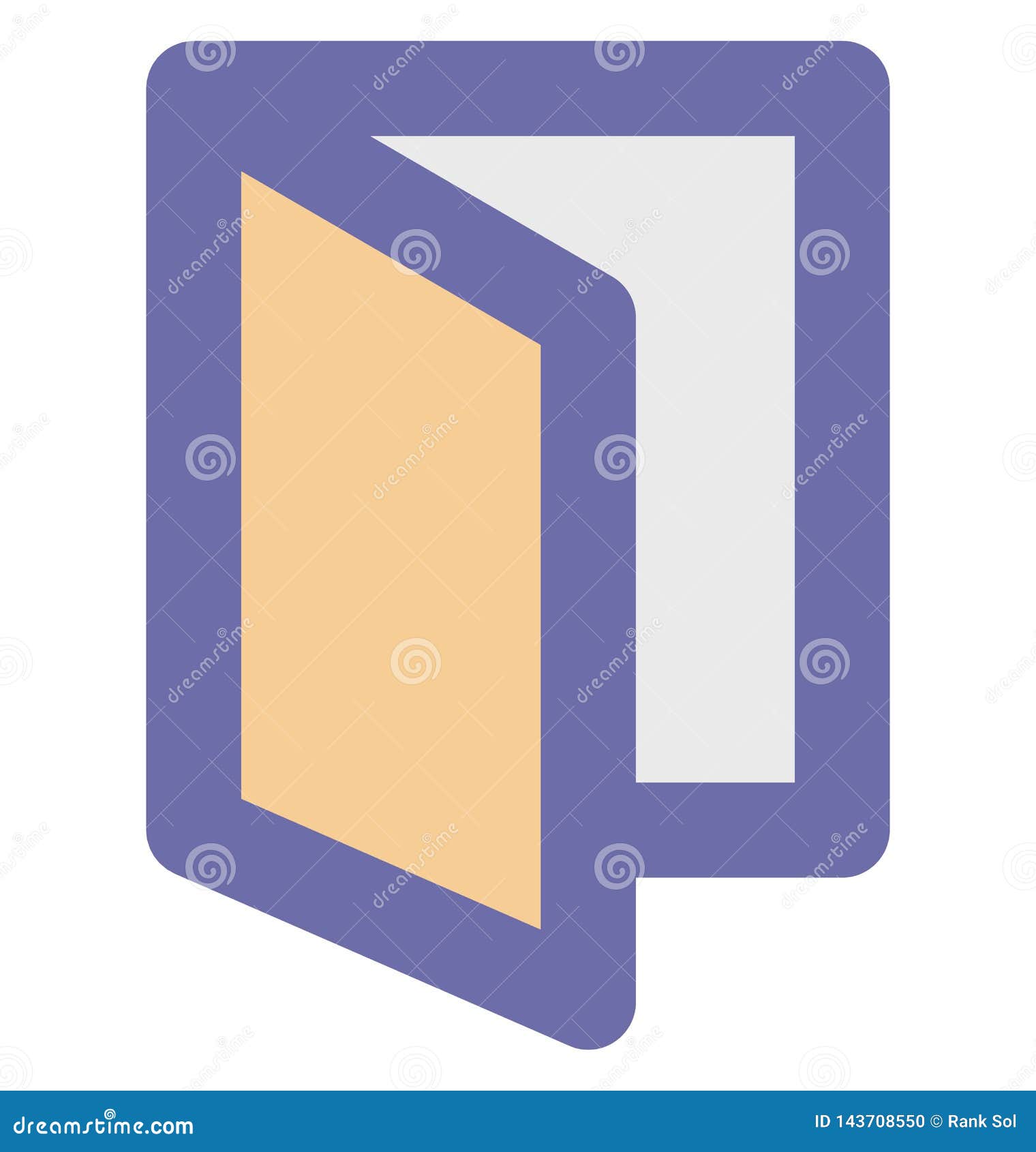 Basic RGB Door Isolated Vector Icon Which Can Easily Modified or Edit ...