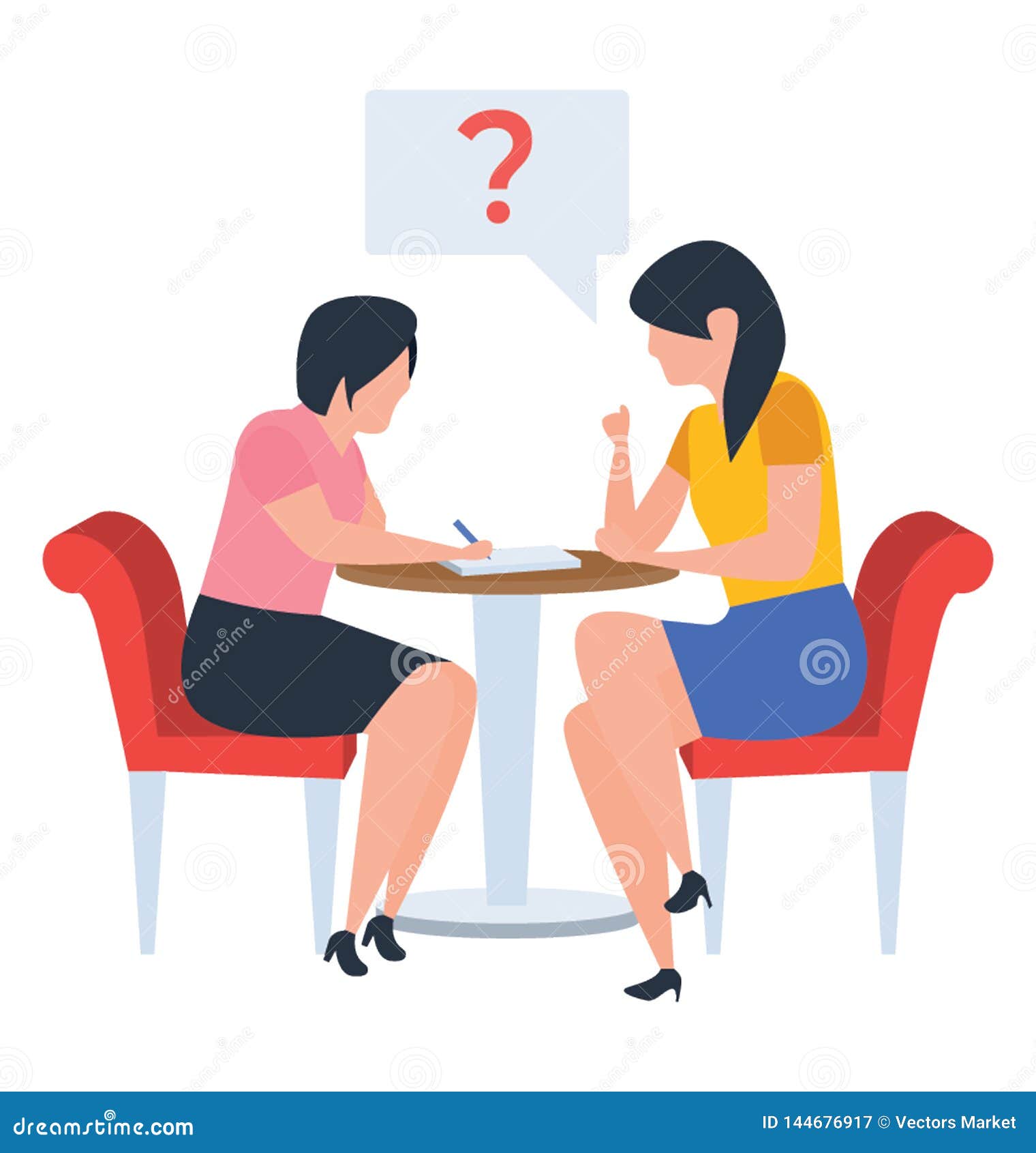 Table Talk stock vector. Illustration of chat, communication - 144676917