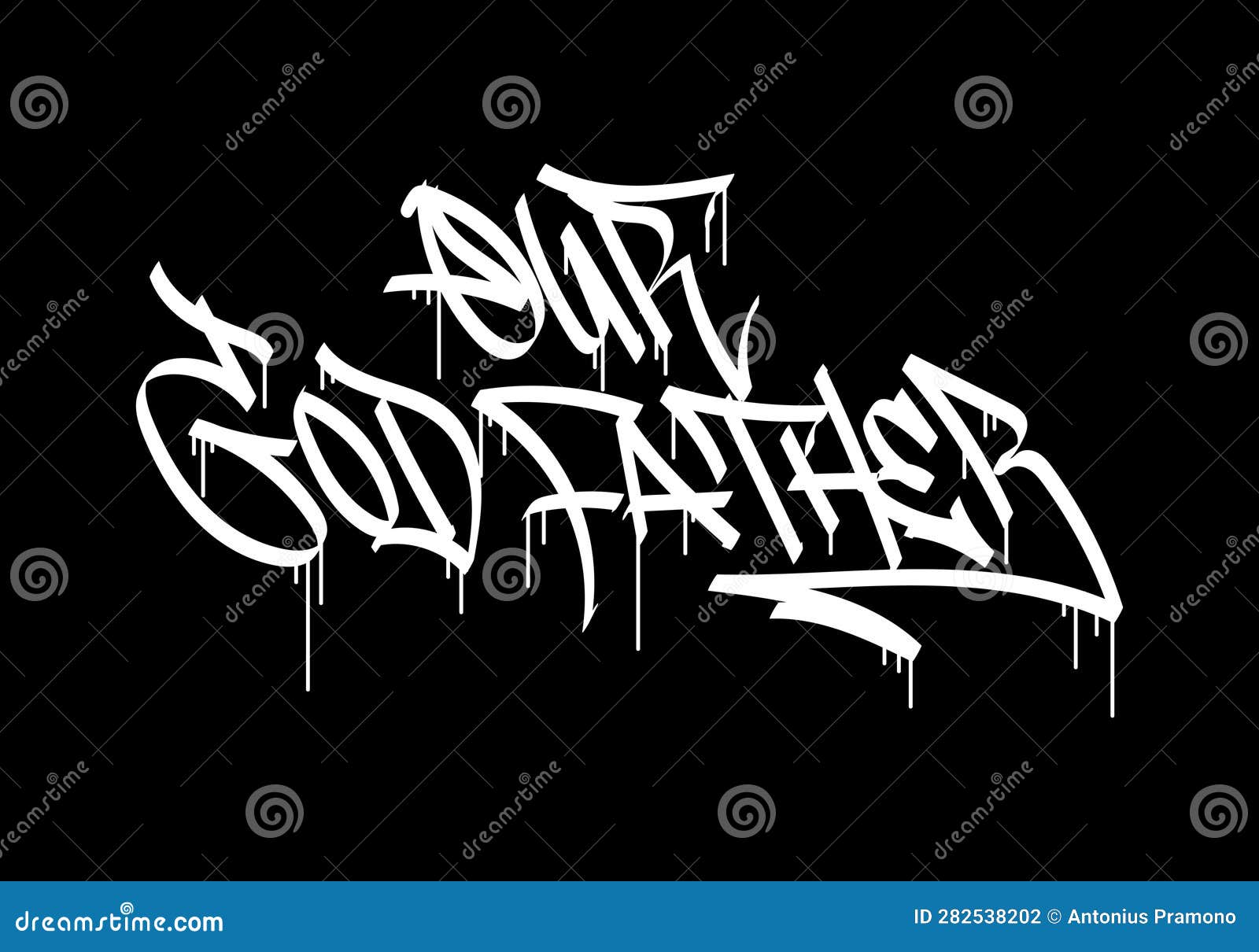 Father Word - Hand Drawn Lettering On White Background Royalty-Free ...