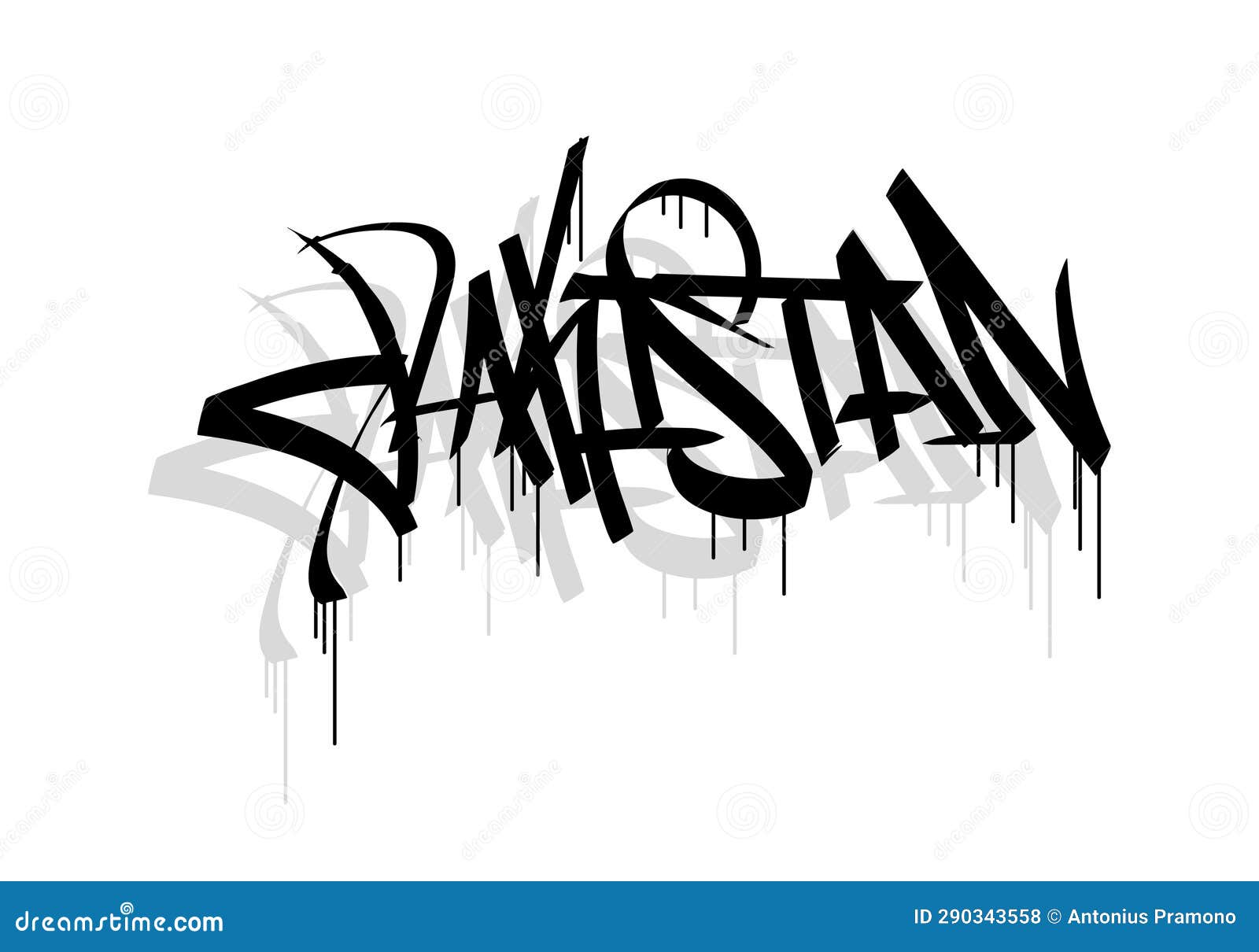 Basic RGB PAKISTAN Country Graffiti Tag Style Stock Vector ...