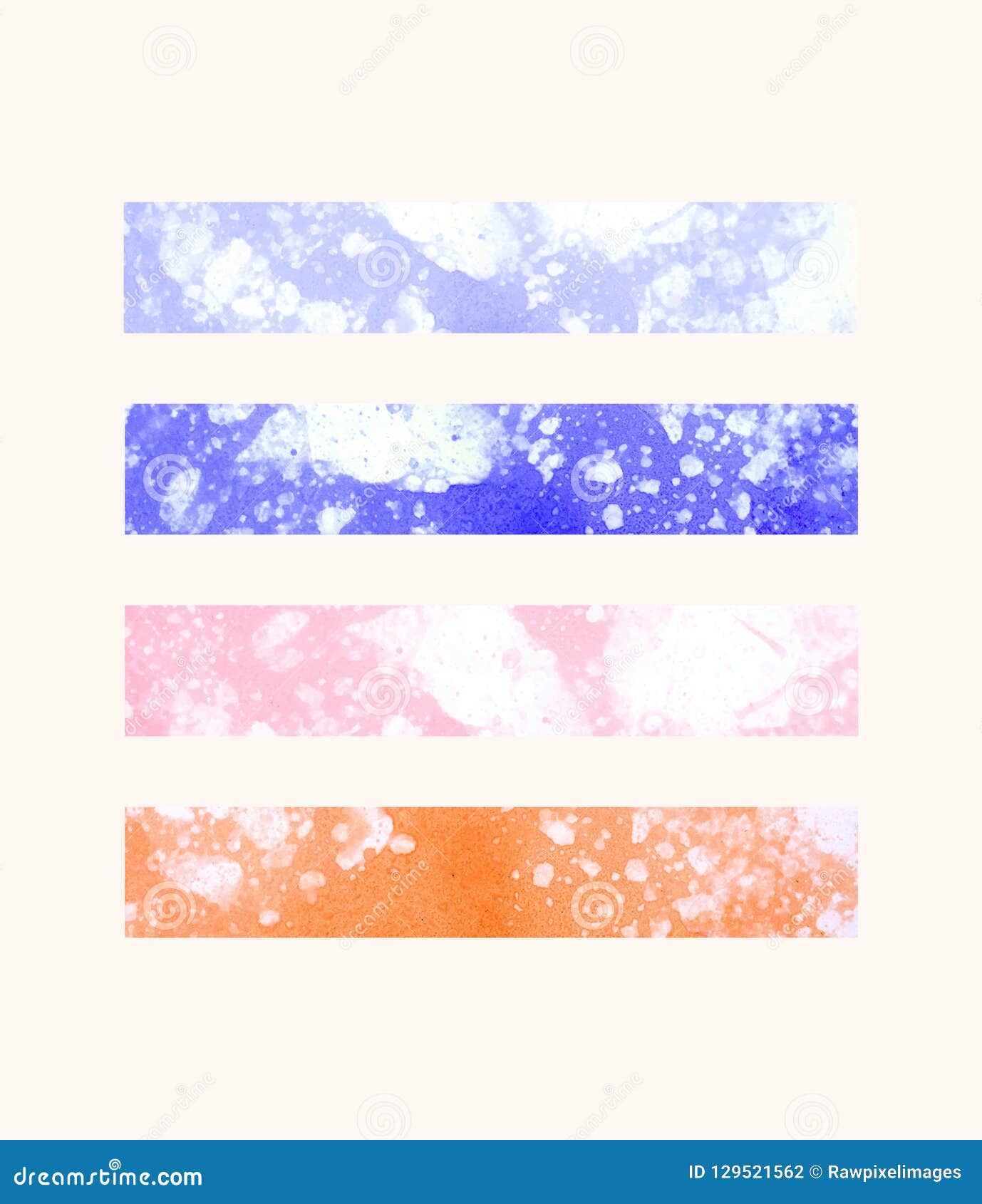 Rectangular Shaped Watercolor Backgrounds Vector | CartoonDealer.com ...