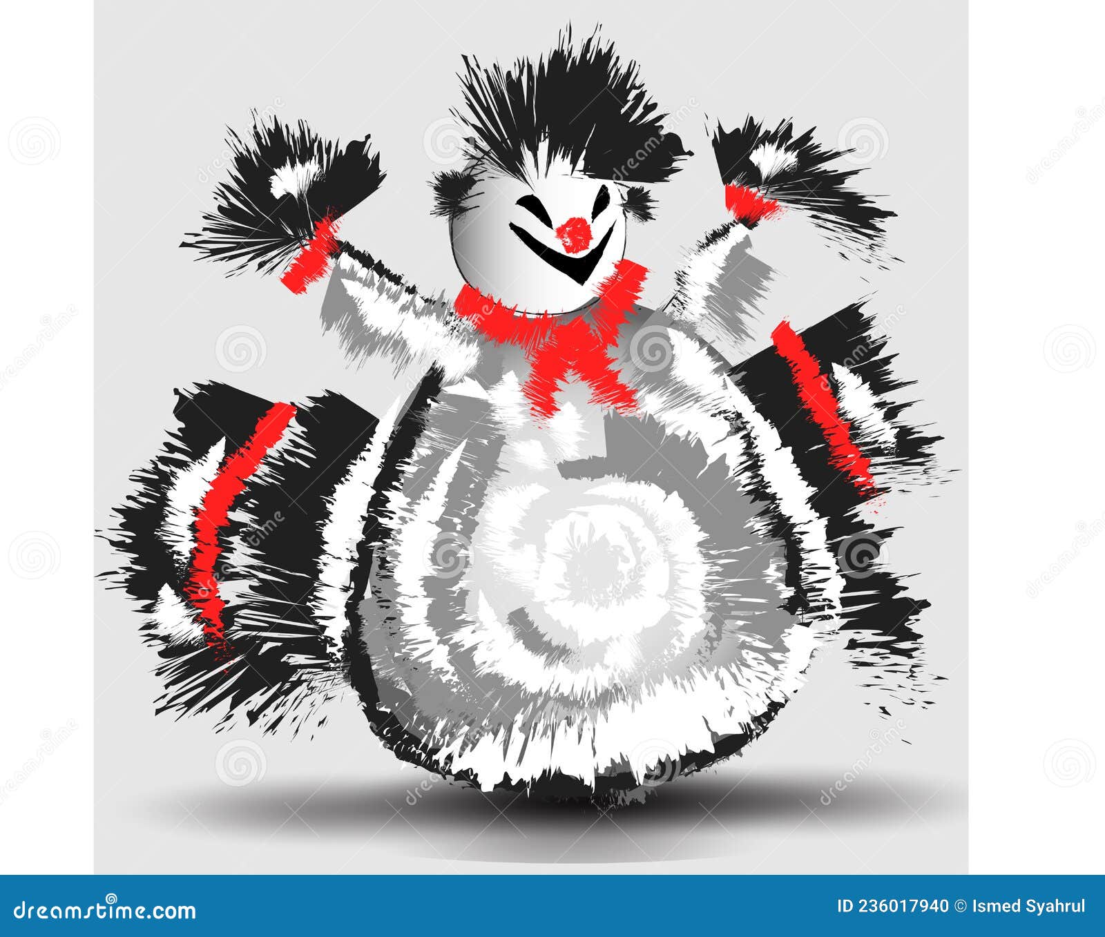 Snowman Shadow Matching Game Cartoon Vector | CartoonDealer.com #101176545