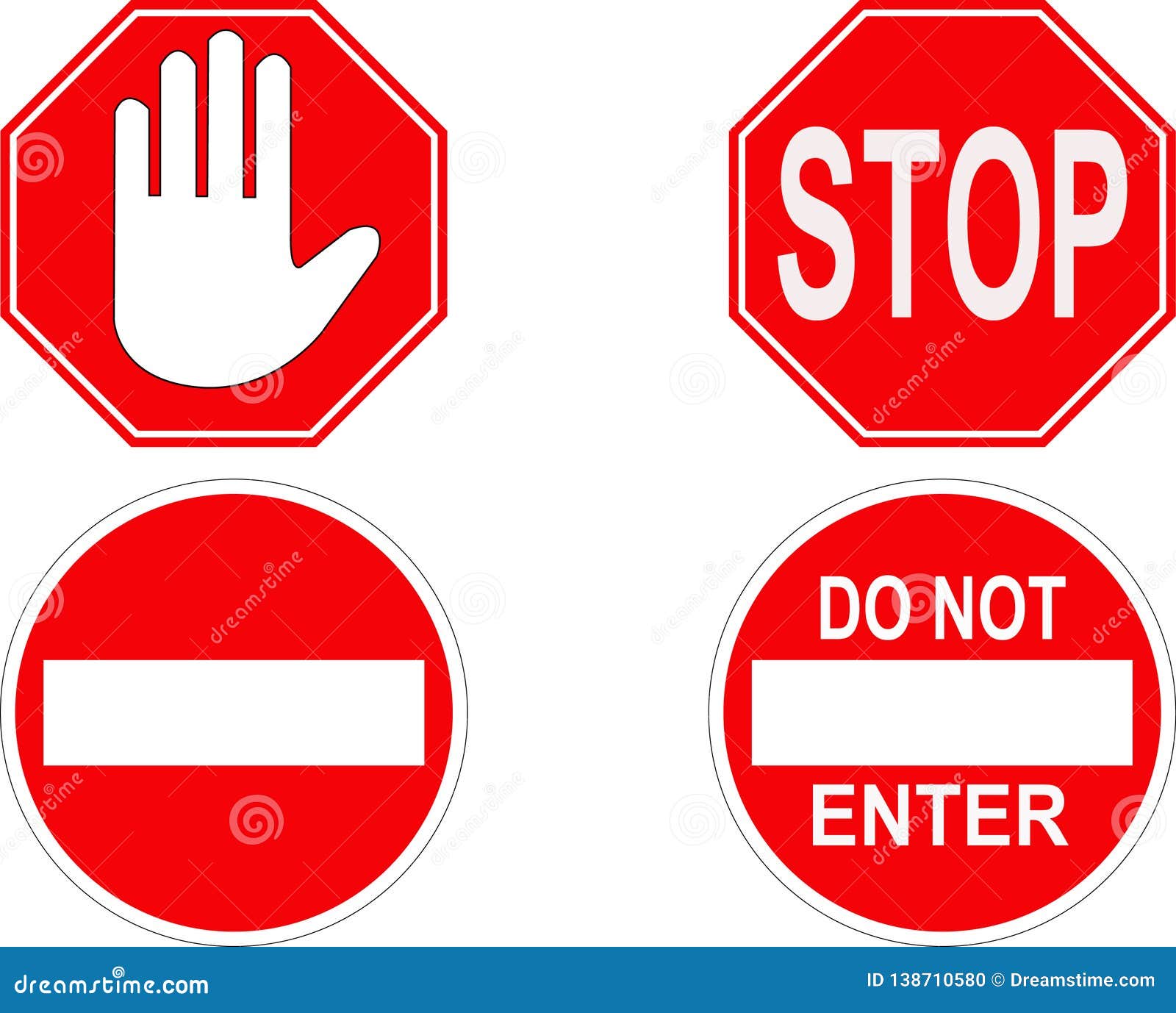 Basic RGB stock illustration. Illustration of stop, sign - 138710580